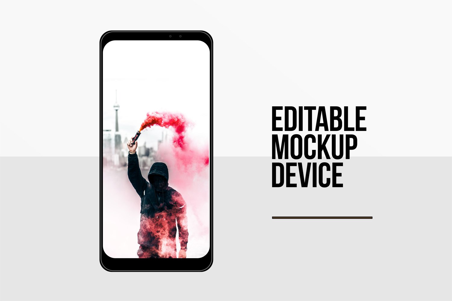 Editable Smartphone Template Vectors (437885) | Mockups | Design Bundles