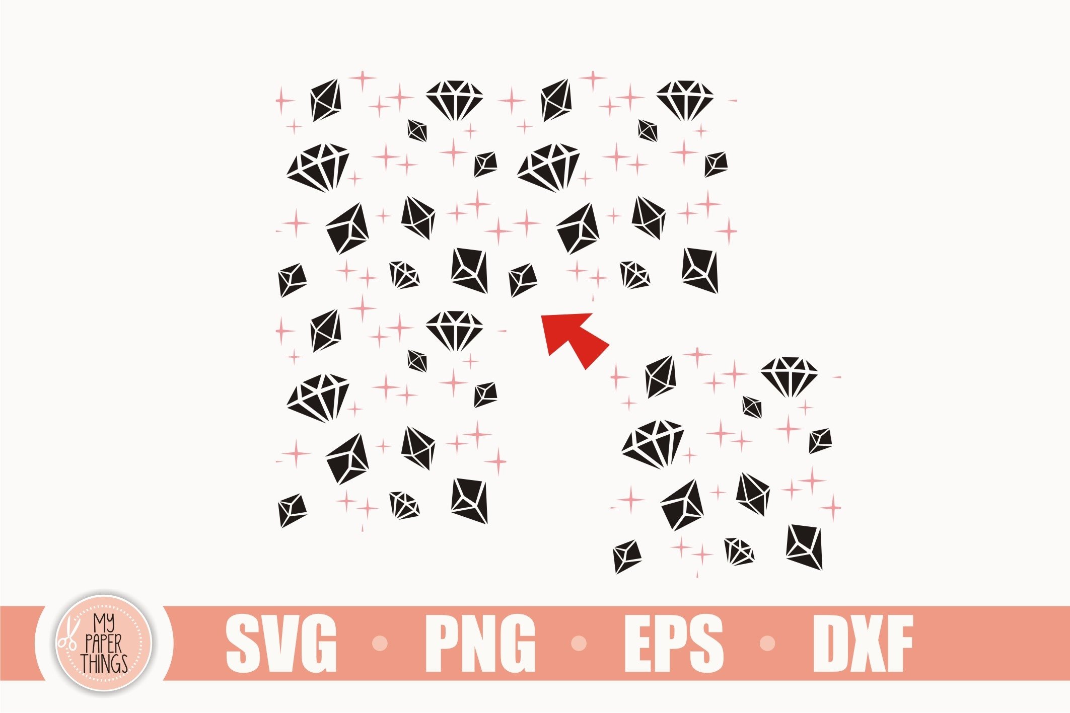 Diamond pattern svg, Seamless Pattern SVG (530593) | Cut Files | Design ...