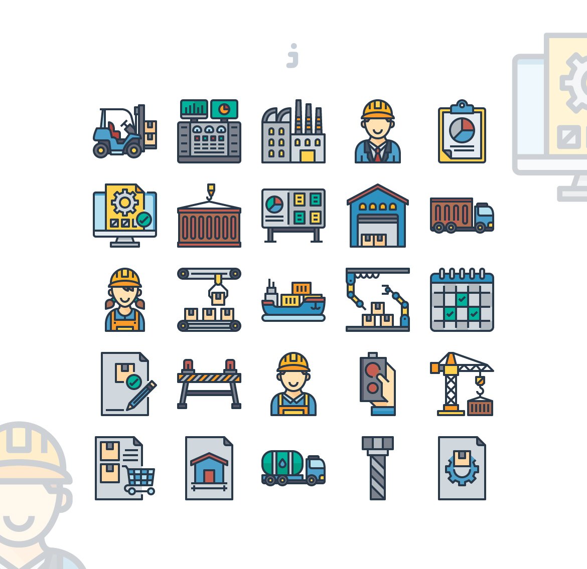 25 Industry and manufacturing icon (216292) | Icons | Design Bundles
