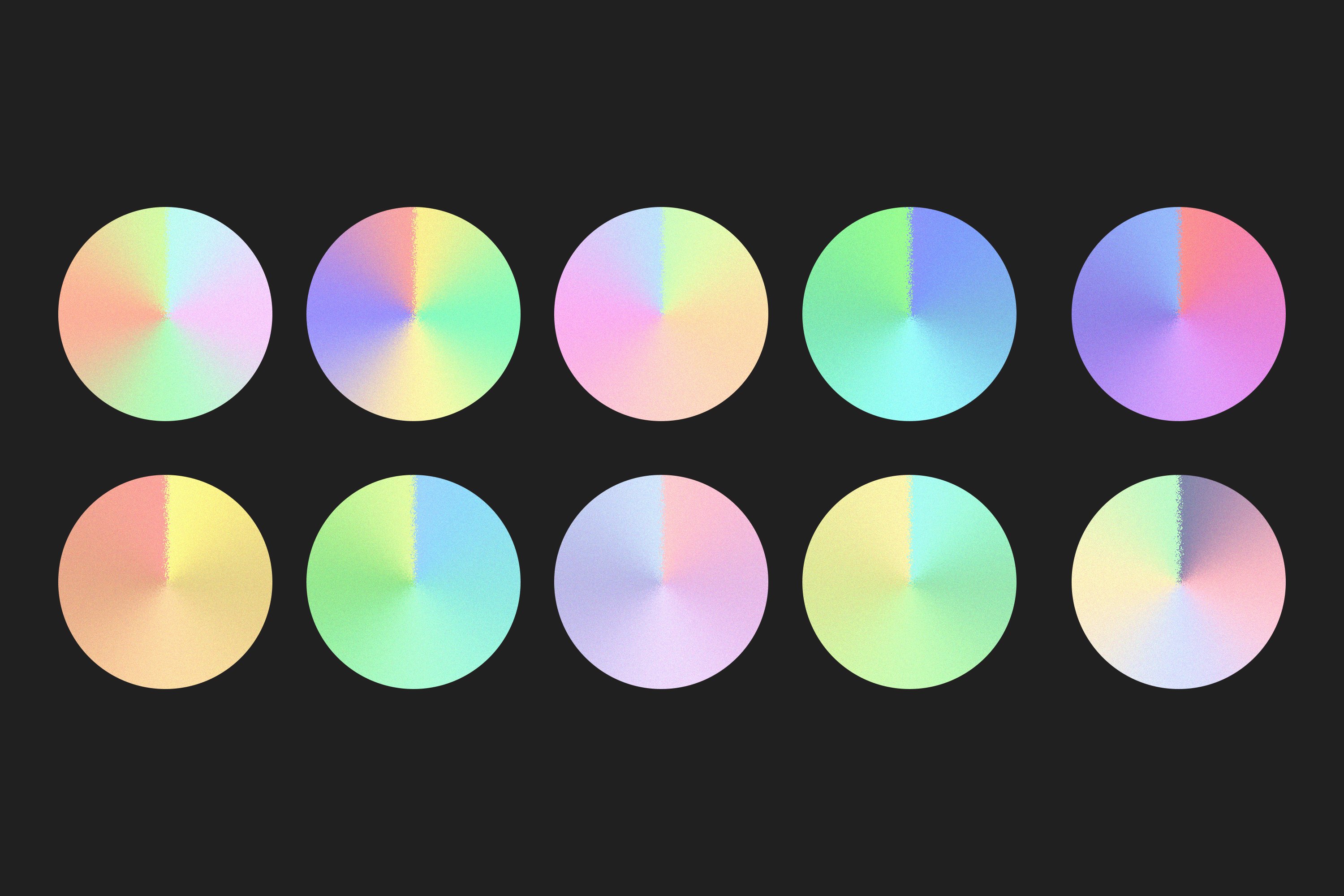 10 Pastel Gradients