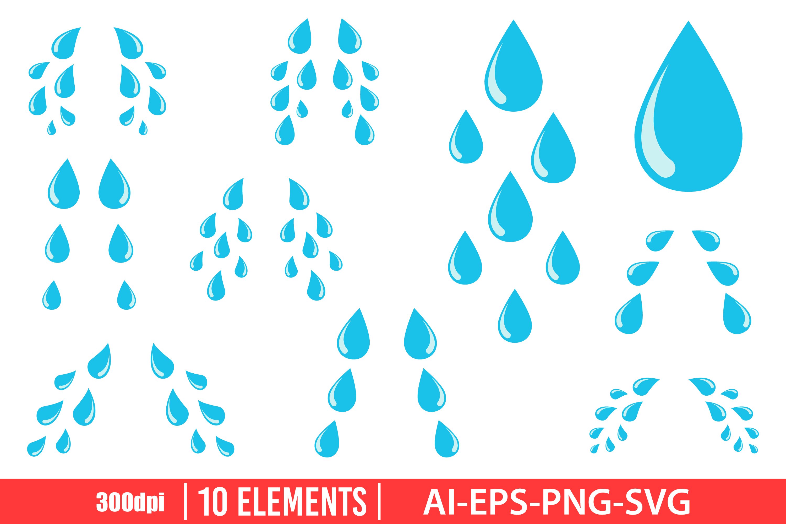 Tears clipart vector design illustration (1268946) | Illustrations ...