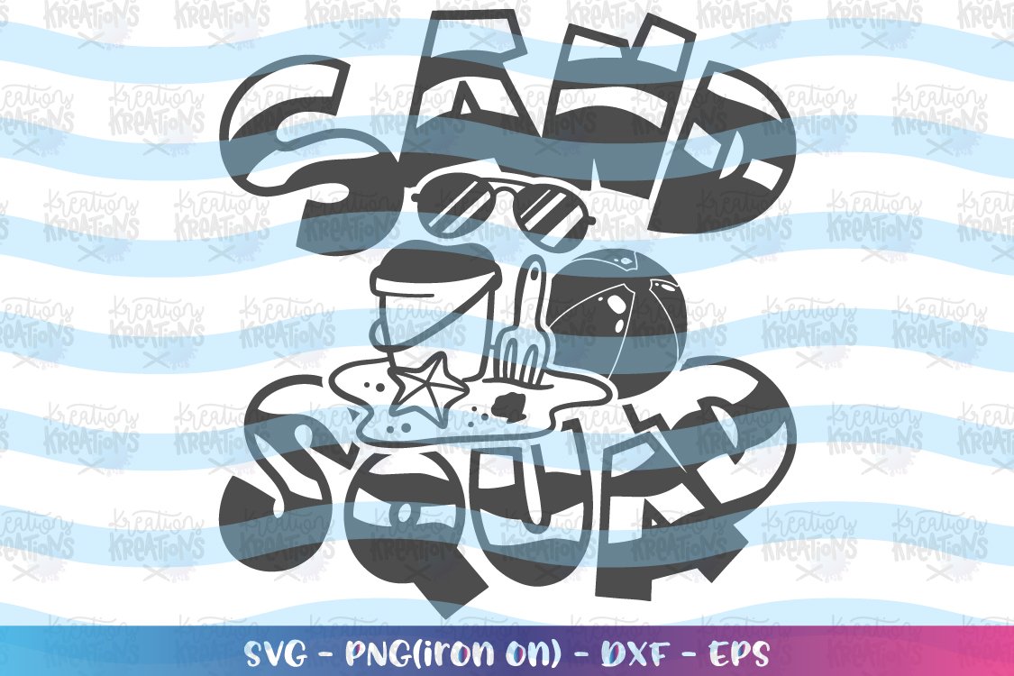Summer svg Beach svg Sand Squad svg fun design (532445) | Hand Lettered ...