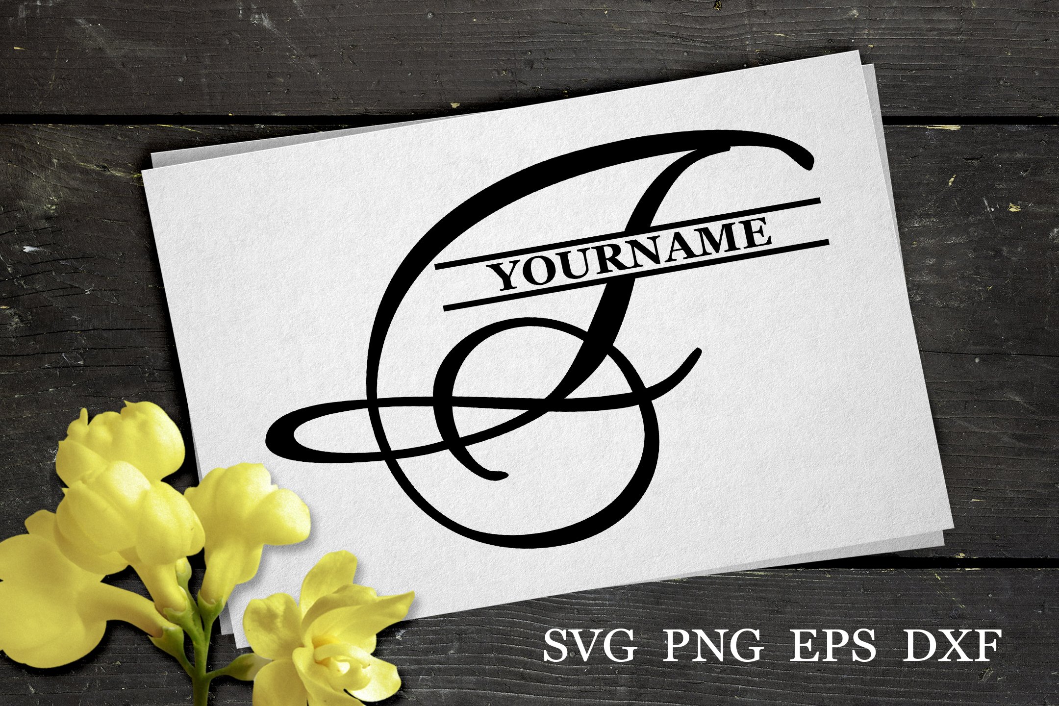 F Split monogram SVG Split letter svg Monogram font (483508 ...