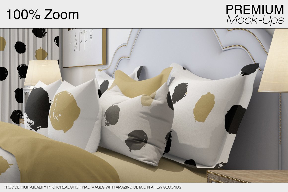 CM Bedding Mockup Set | visualstorms CM Bedding Mockup Set