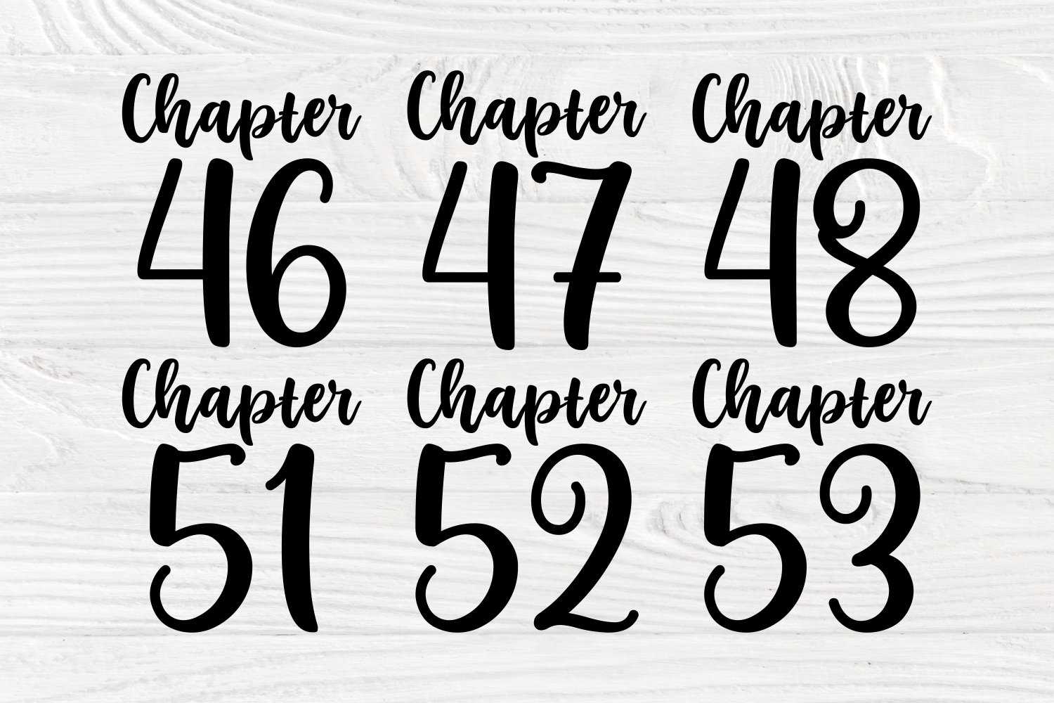 Chapter 36-55 Birthday SVG, 40th, 50th, Shirts Svg Cut Files (1176905 ...