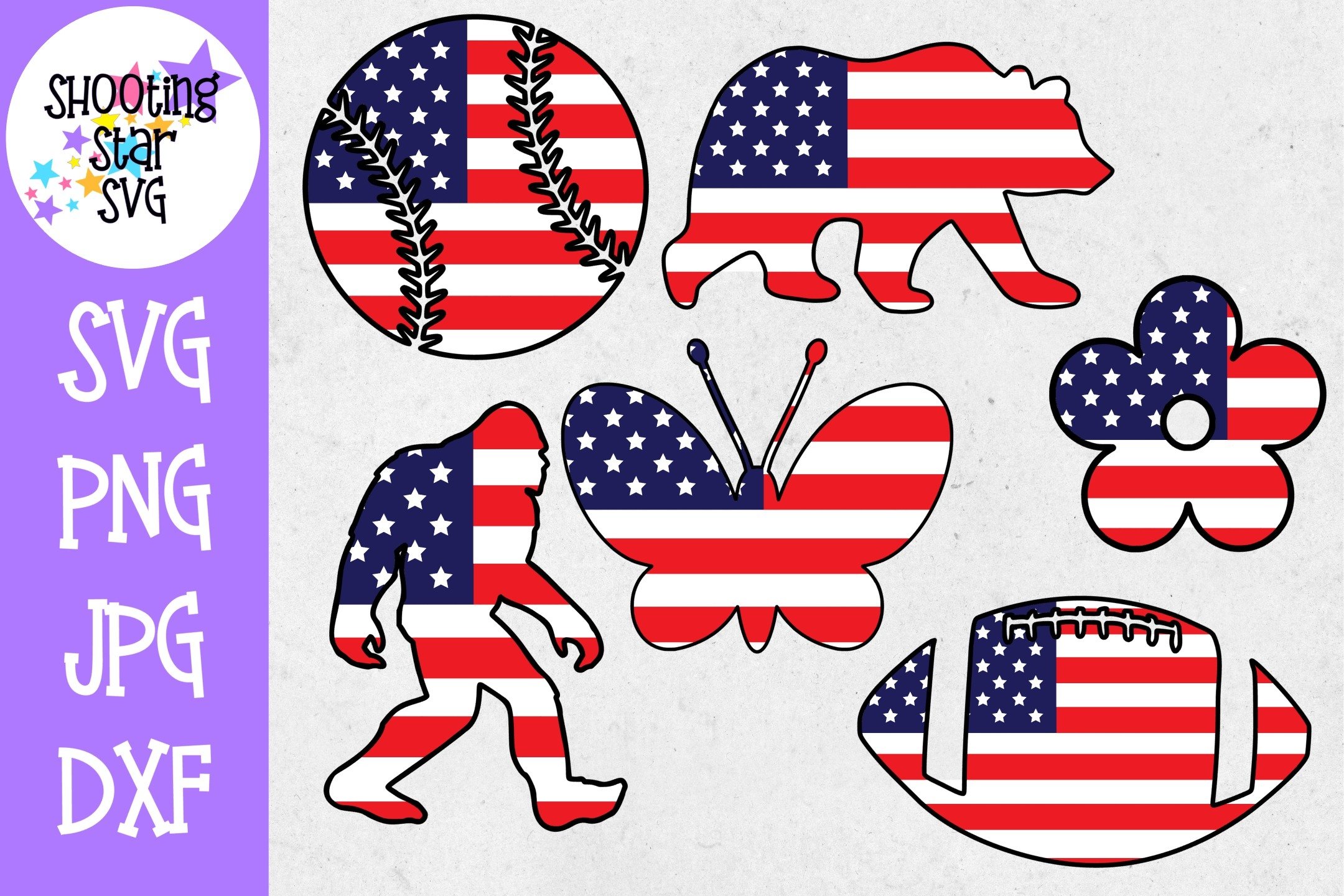 American Flag - Fourth of July SVG Bundle - 20 designs! (260397) | SVGs ...