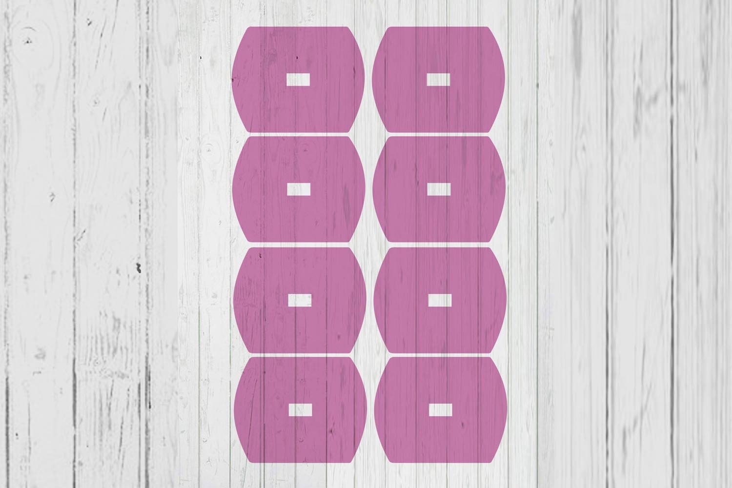 Rounded edge badge clip display card template svg dxf png ai (1144012 ...