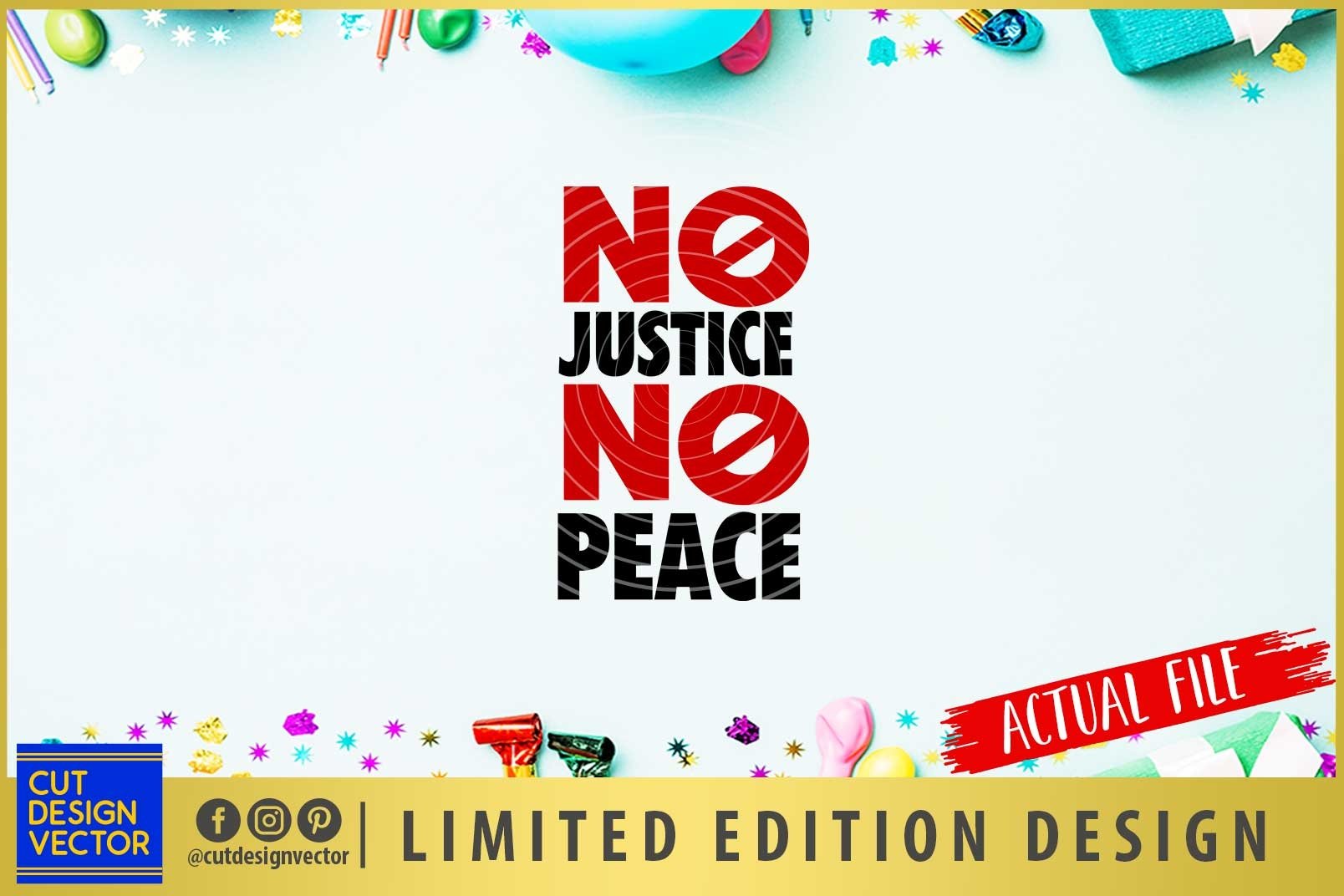 No Justice No Peace SVG (645311) | Cut Files | Design Bundles
