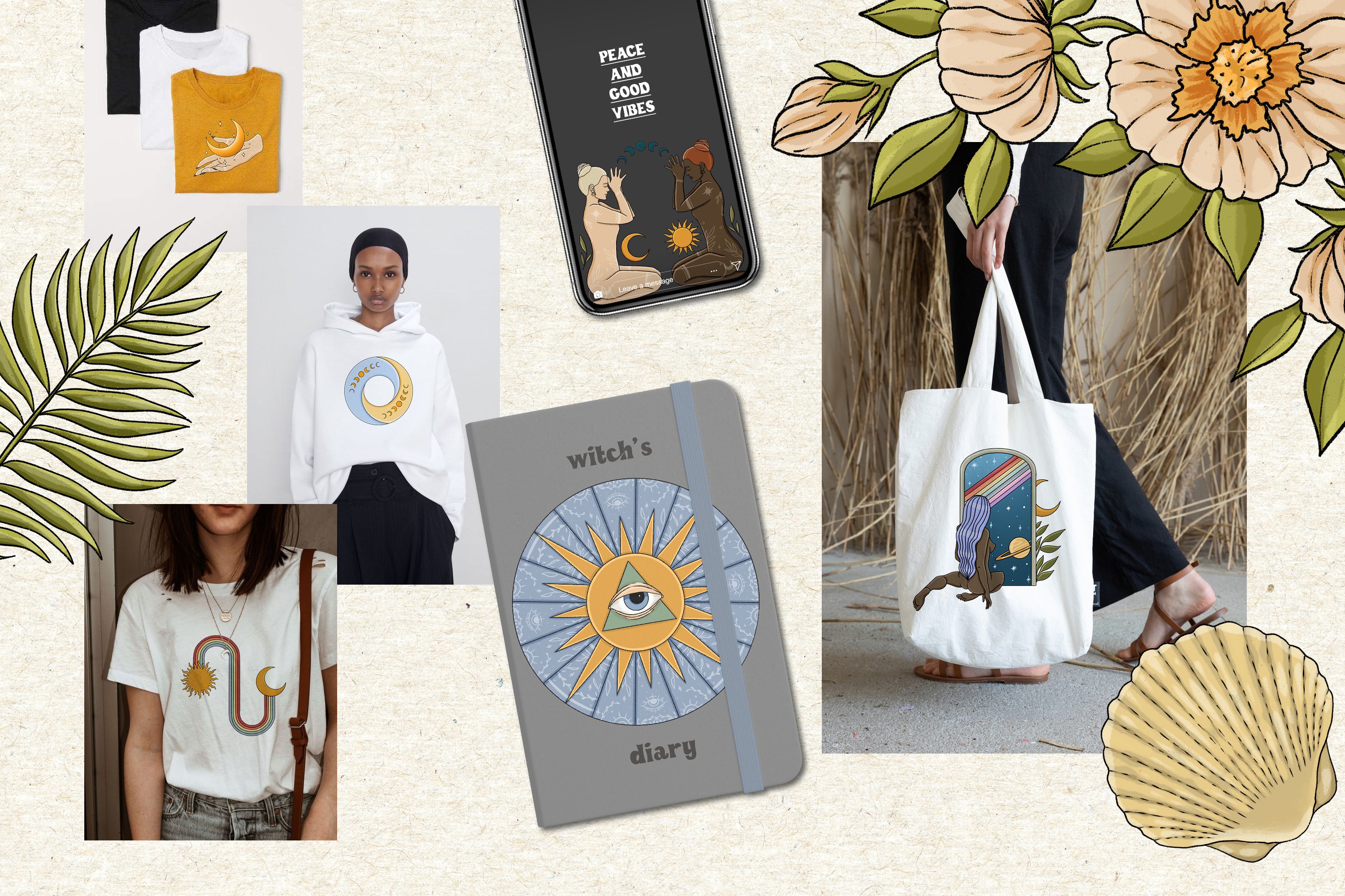 Female magic vibes clipart, Witch clipart, woman clipart (714966 ...