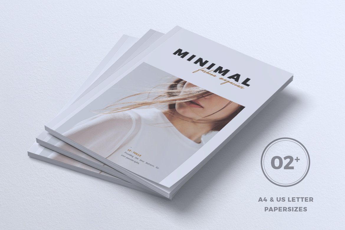 MINIMAL Lookbook Magazines Fashion (259262) | Brochures | Design Bundles