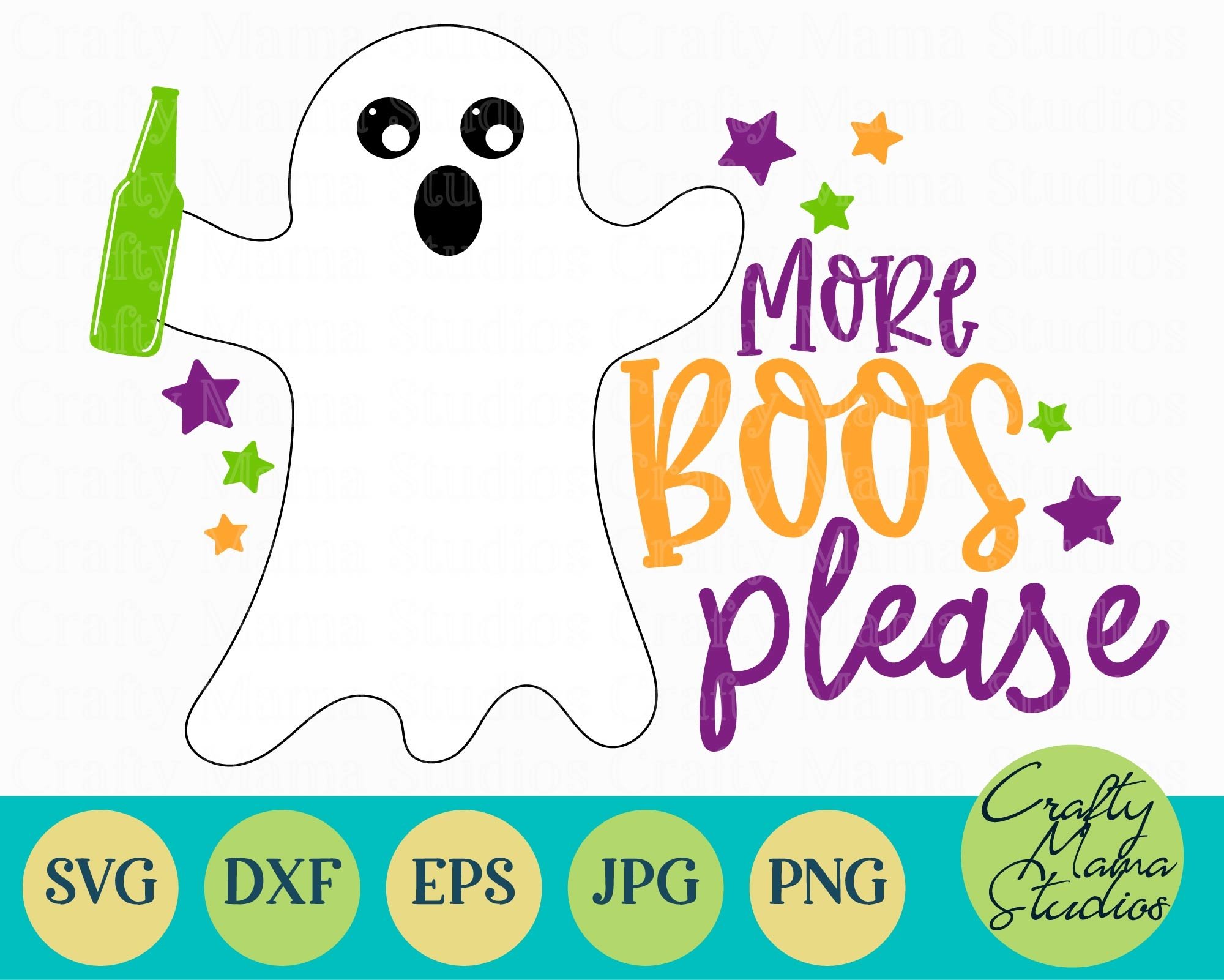 Halloween Svg, More Boos Please Svg, Ghost Adult Halloween (732310 ...