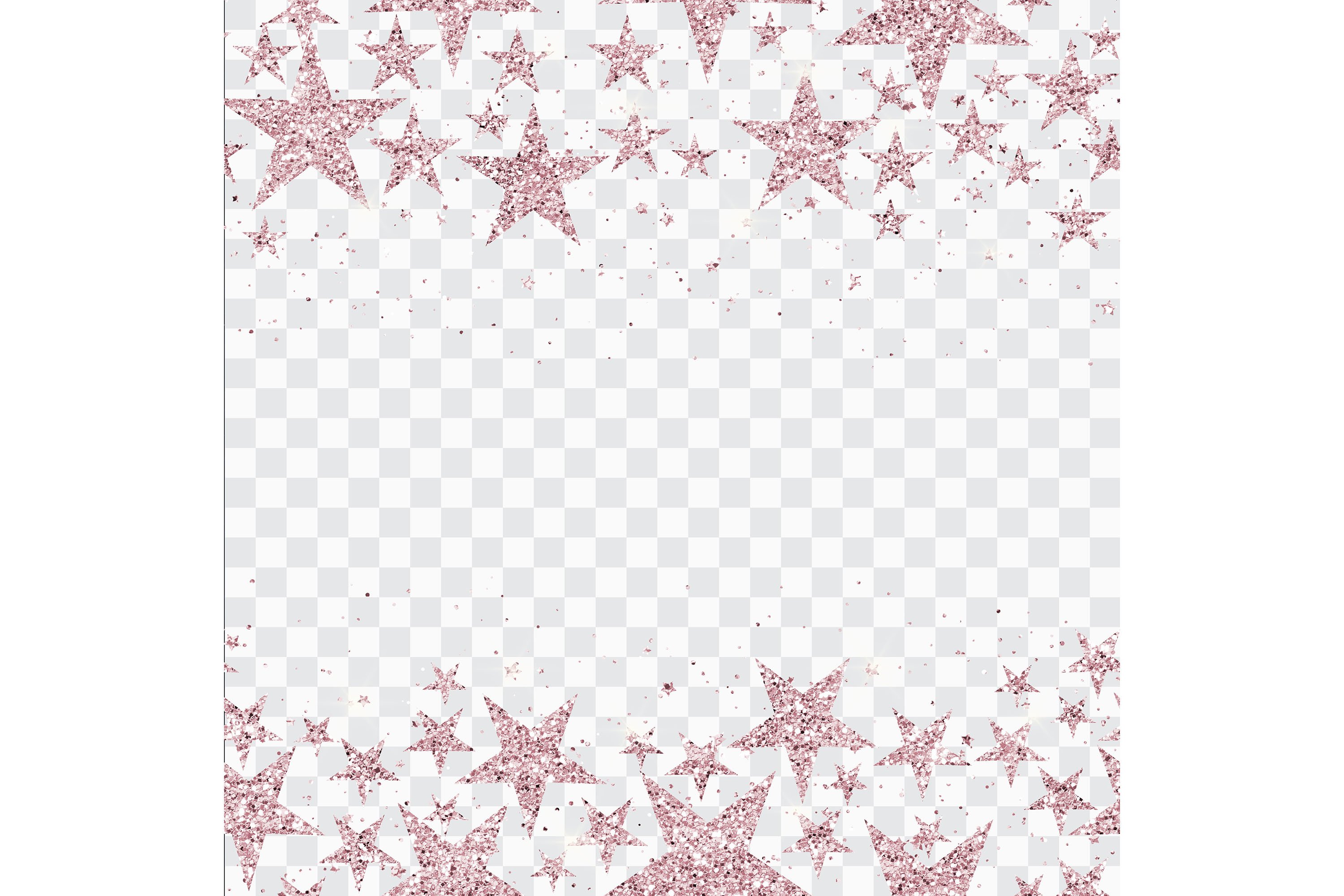 16 Seamless Glitter Star Overlay Transparent Images (129501) | Card ...