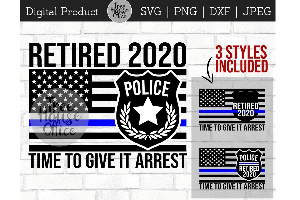 Police Officer Retirement, Cop Retiree, Law Retired SVG PNG (1054656 ...