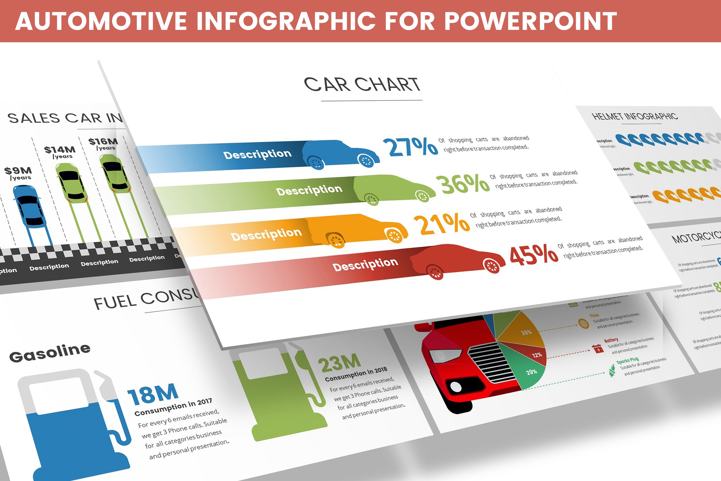 Automotive Infographic for Powerpoint (326289) | Presentation Templates ...