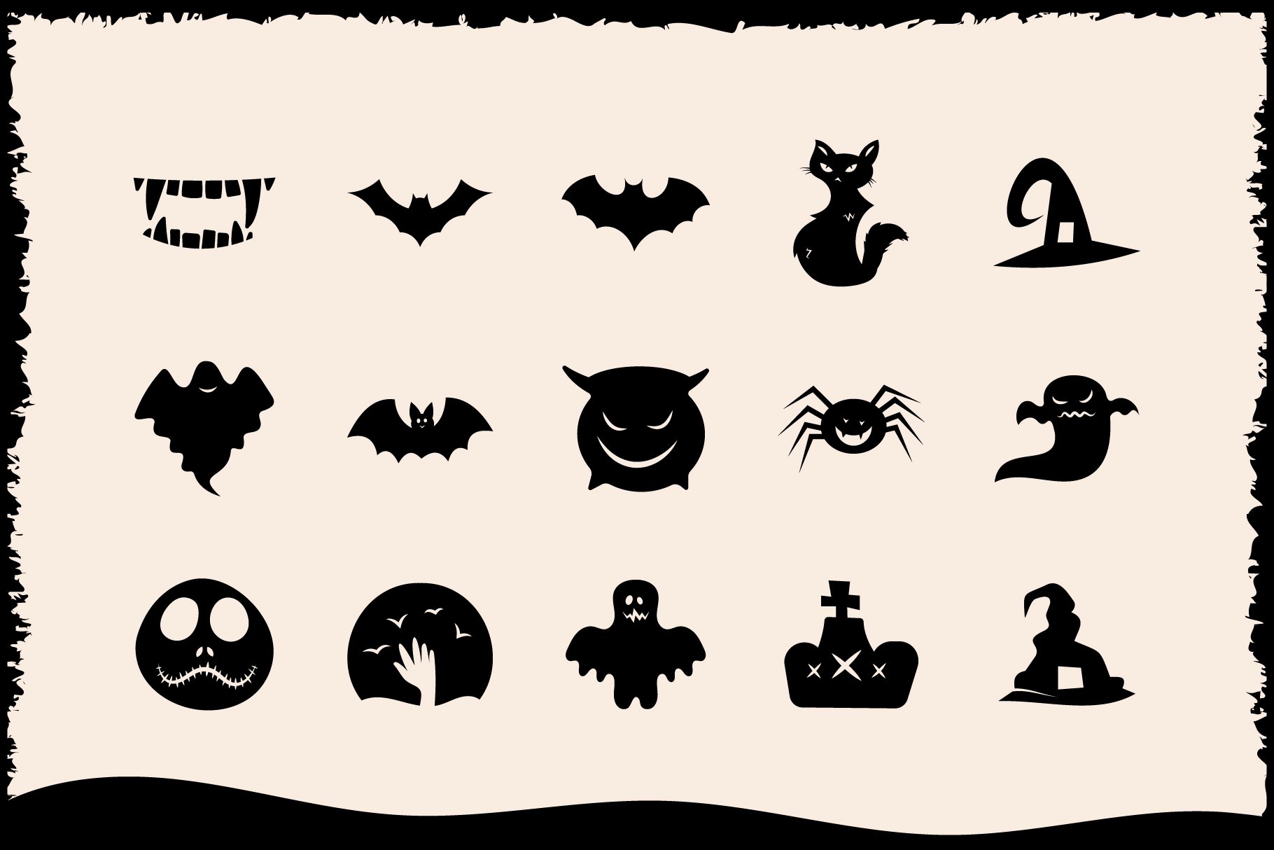 Halloween Cute & Scary Clipart Set (858353) | Objects | Design Bundles