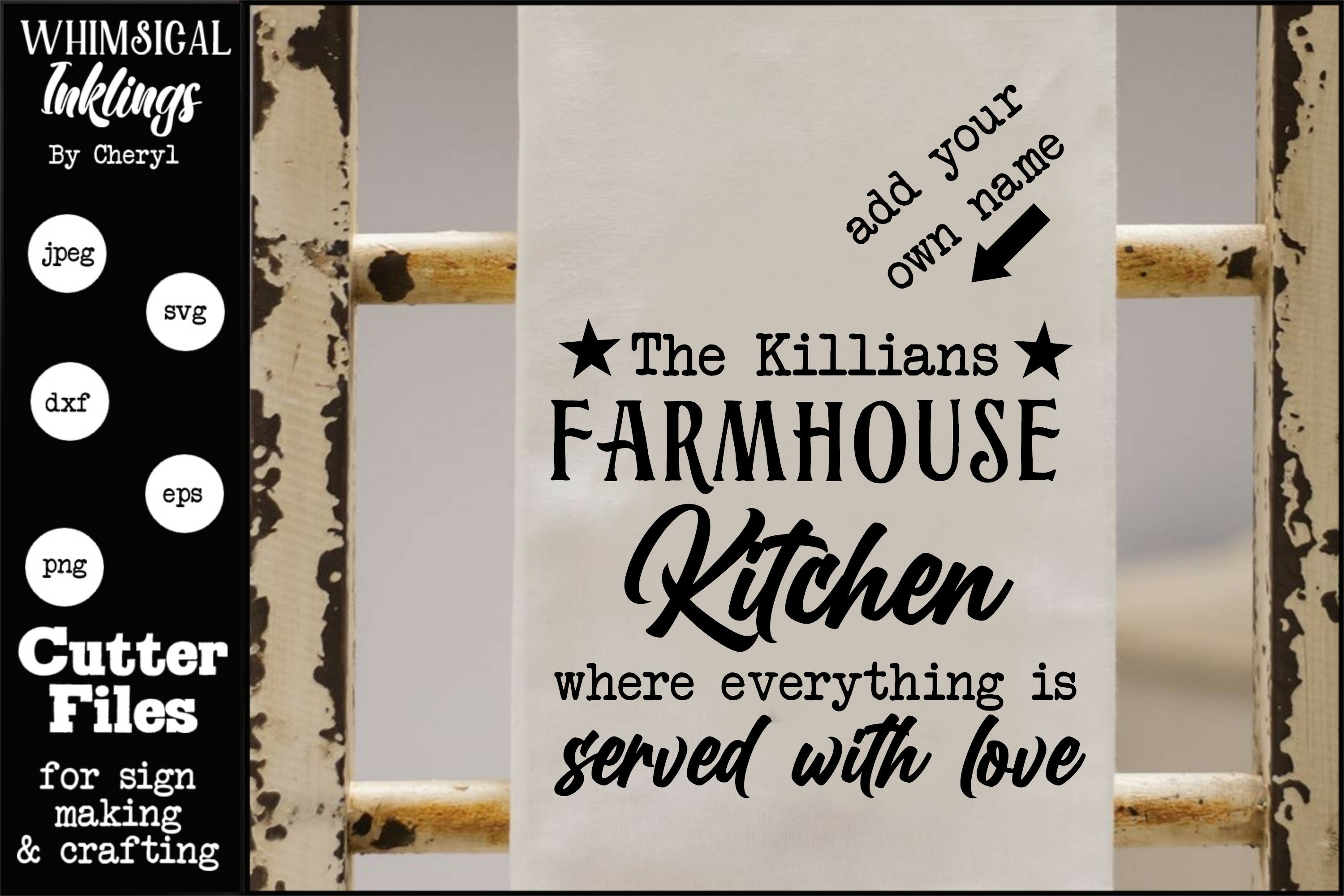 Farmhouse Kitchen SVG (1212986) | SVGs | Design Bundles