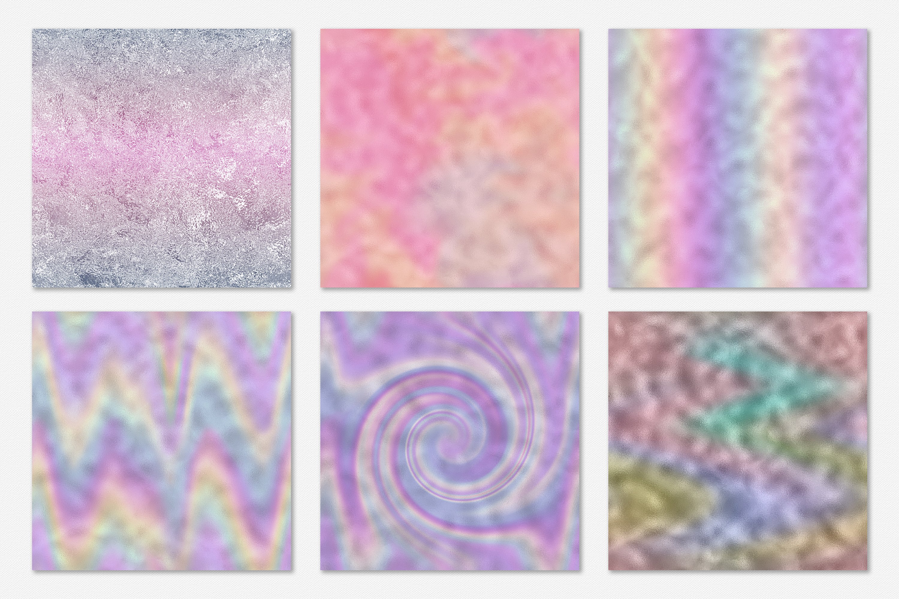 10 Iridescent Textures - Seamless Holographic Foil (227189 ...