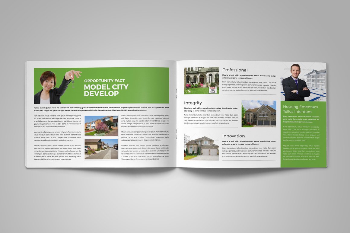 Real Estate Brochure Catalog v3 (145137) | Brochures | Design Bundles