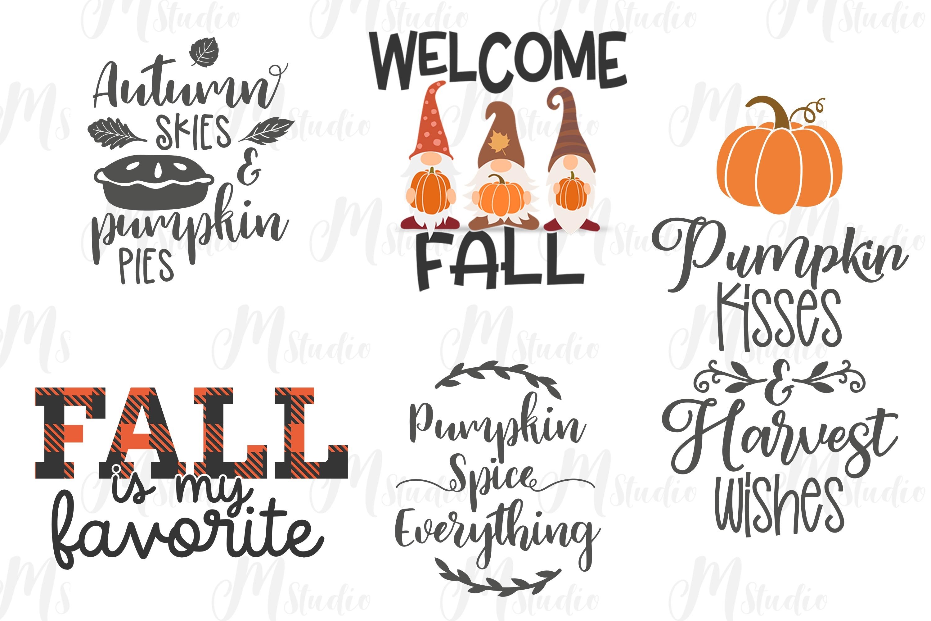 Fall SVG Bundle. (304485) | Cut Files | Design Bundles