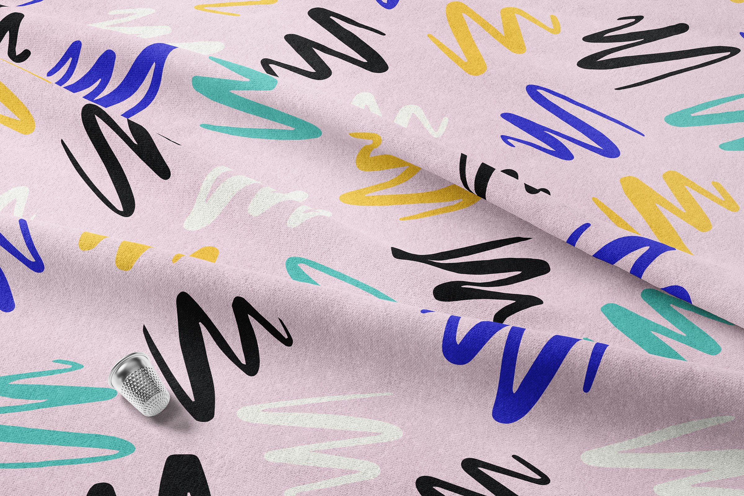 Pencil strokes seamless pattern (441525) | Patterns | Design Bundles