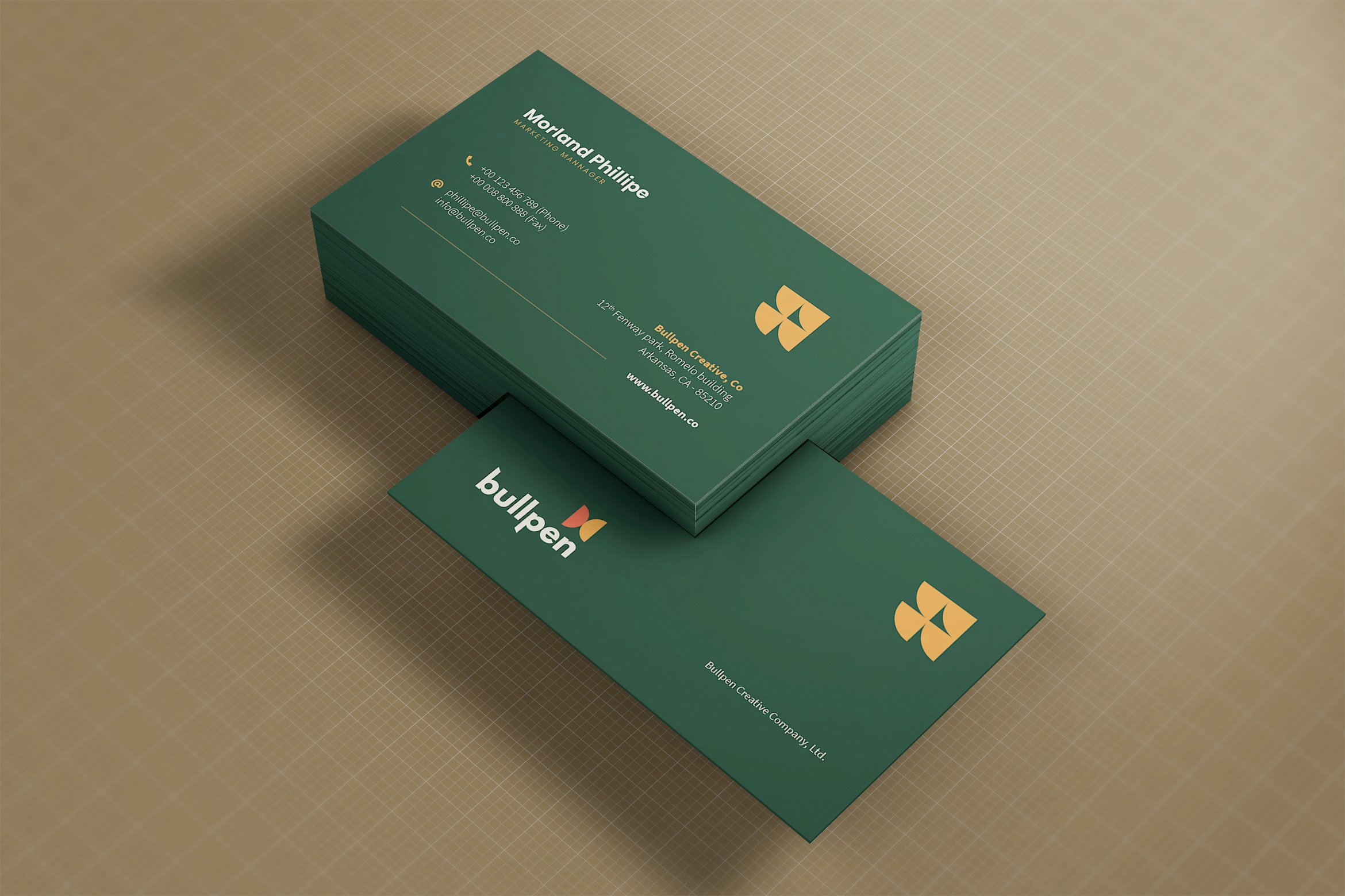 BULLPEN Creative Business Card (675322) | Business Cards | Design Bundles