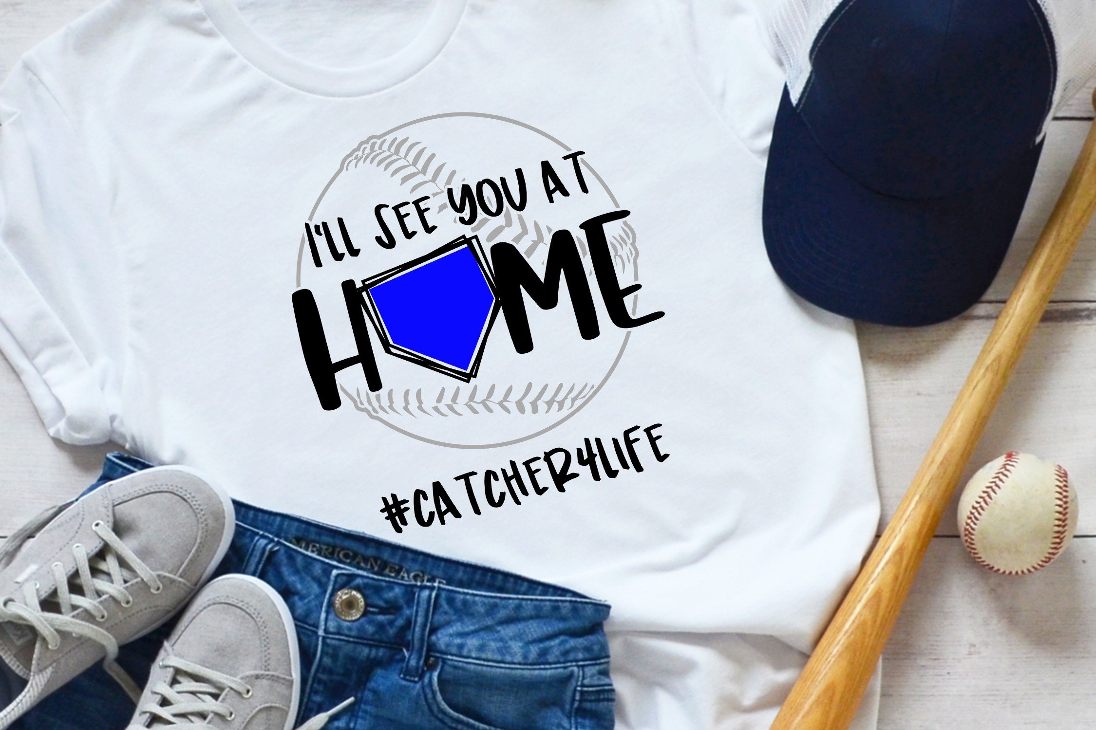 I'll See You At Home SVG DXF PNG (536231) | Cut Files | Design Bundles