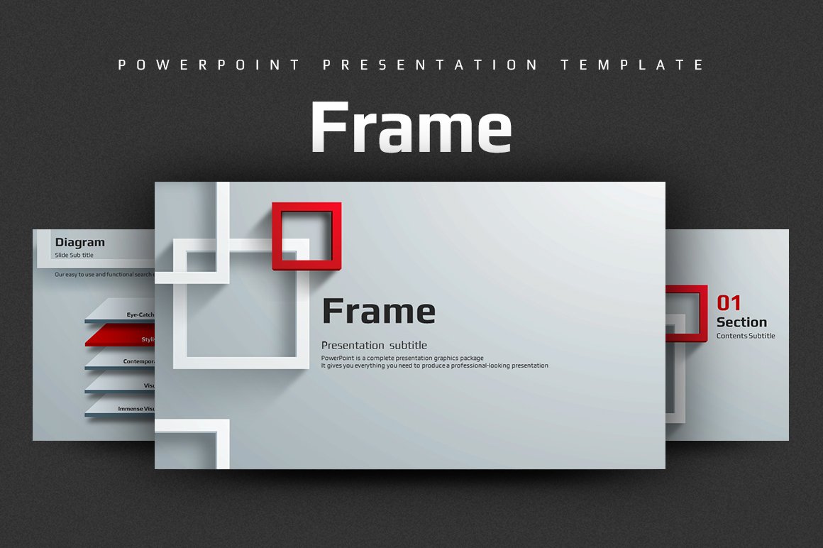 Frame Powerpoint Template (6899) | Presentation Templates | Design Bundles