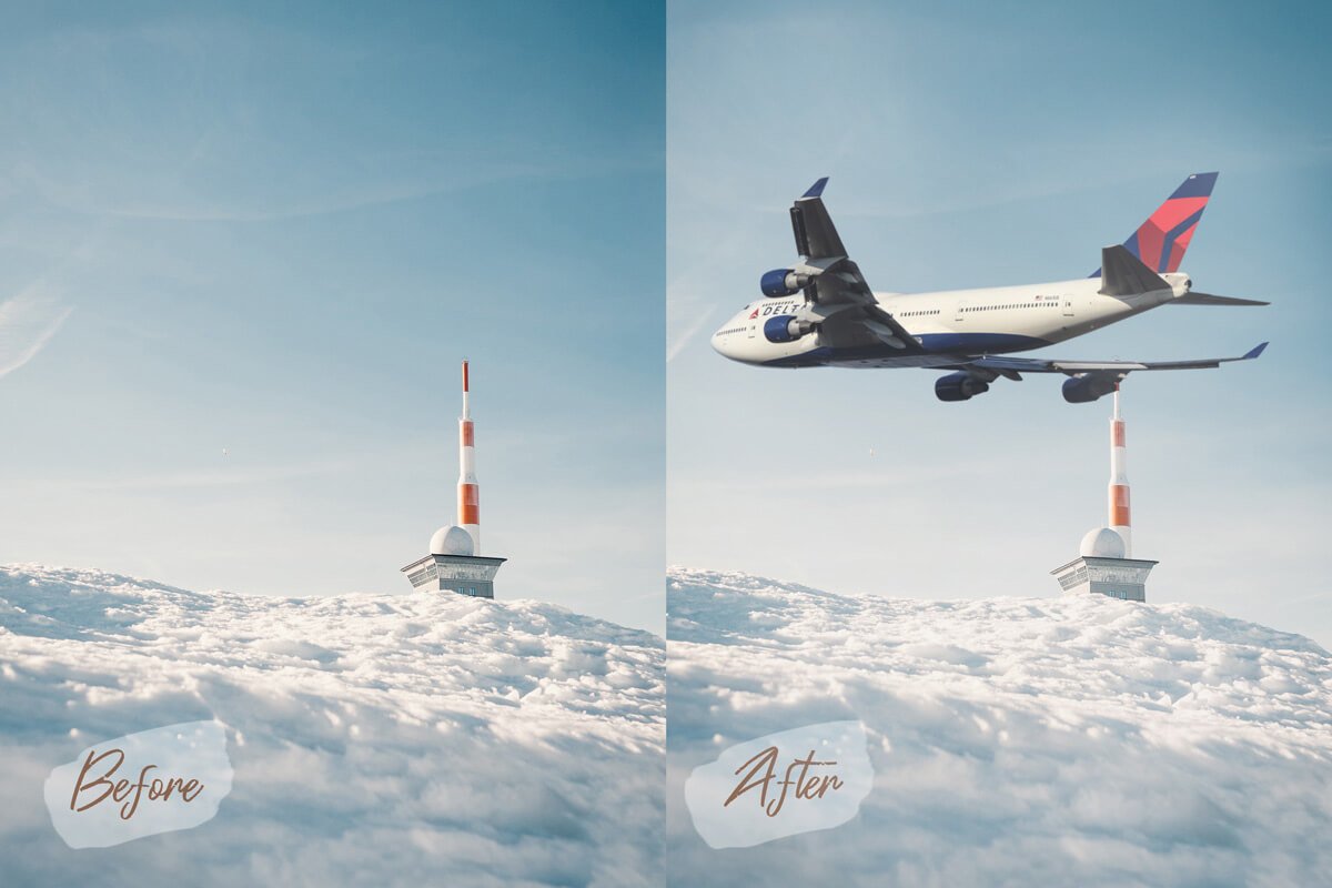 30 Aircraft Png File Photoshop Overlays (659624) | Elements | Design ...