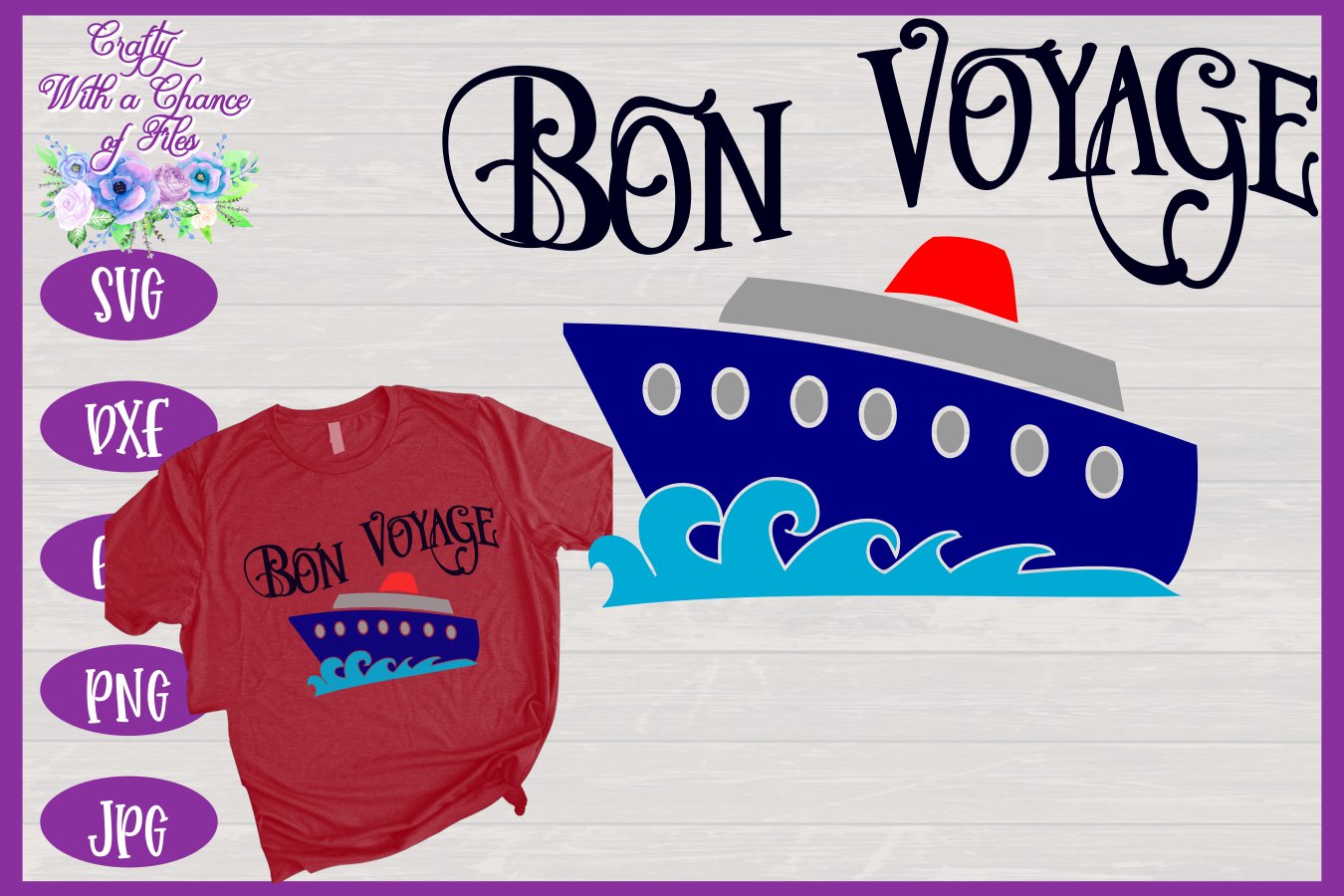 Cruise SVG | Bon Voyage SVG | Cruise Shirt SVG | Vacation (96527 ...