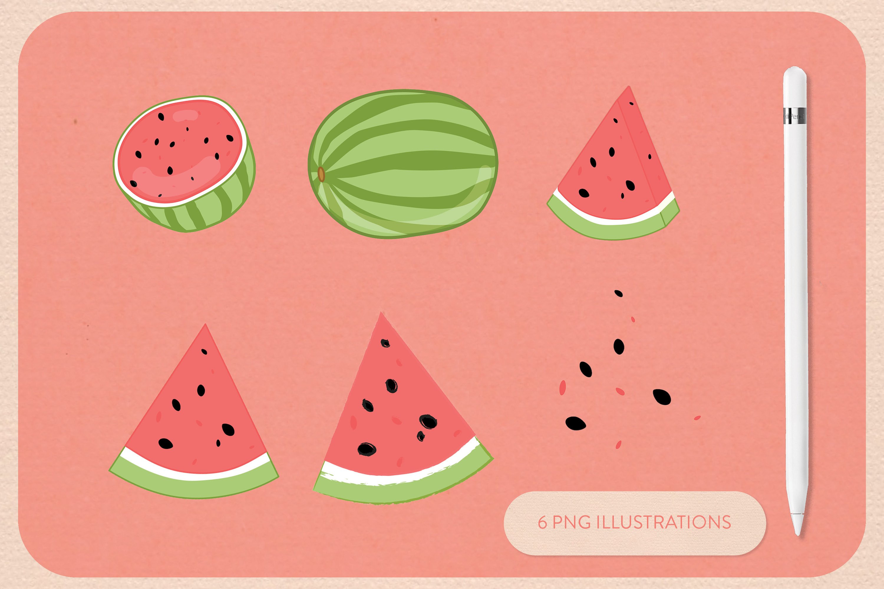Watermelon PNG Clipart Seeds Illustration Design Fruits (755866 ...