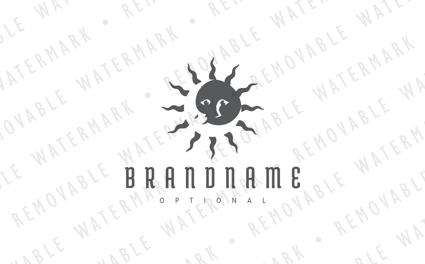 Lunar & Solar Logo (118998) | Logos | Design Bundles
