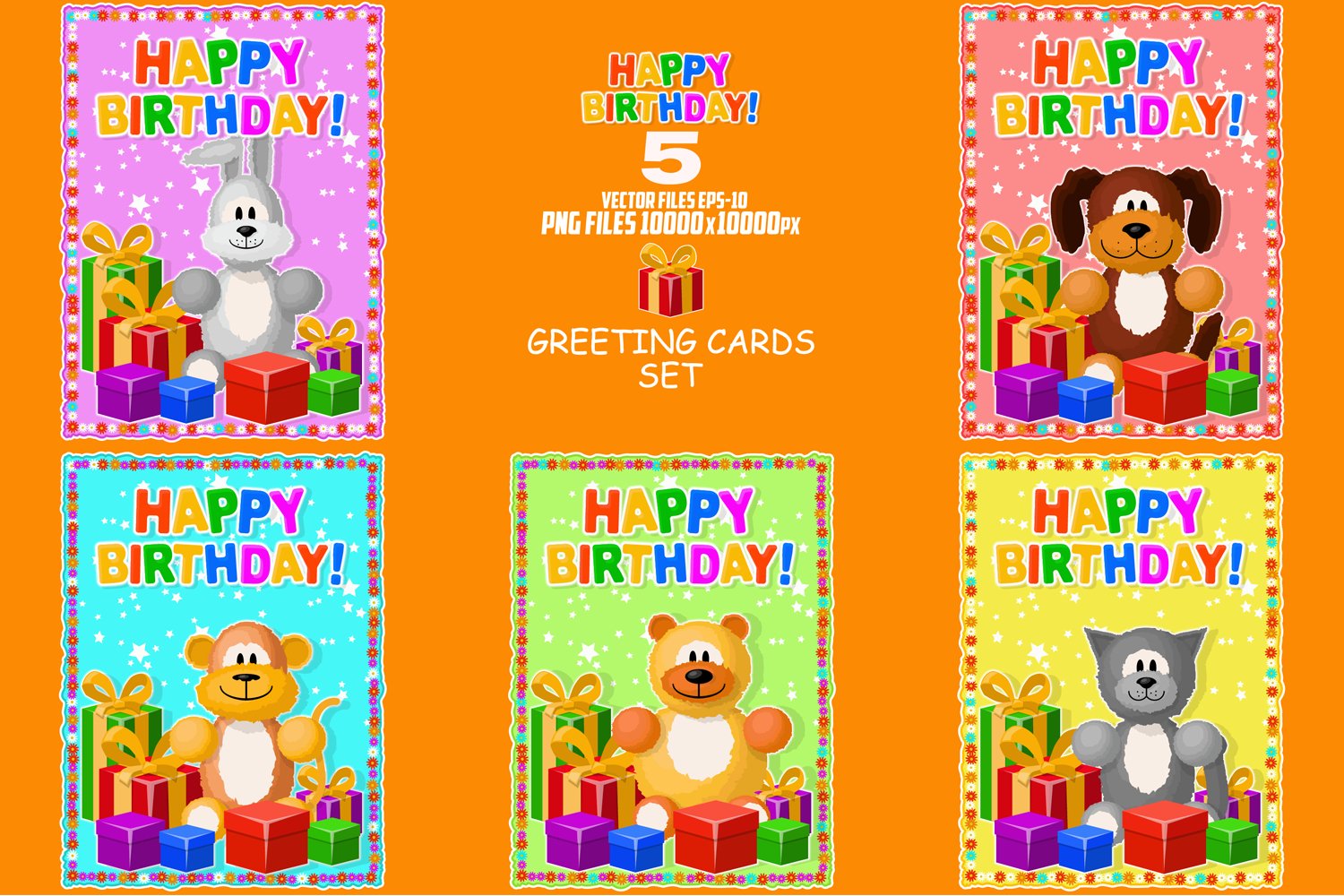 Greeting card, or poster. (149769) | Illustrations | Design Bundles