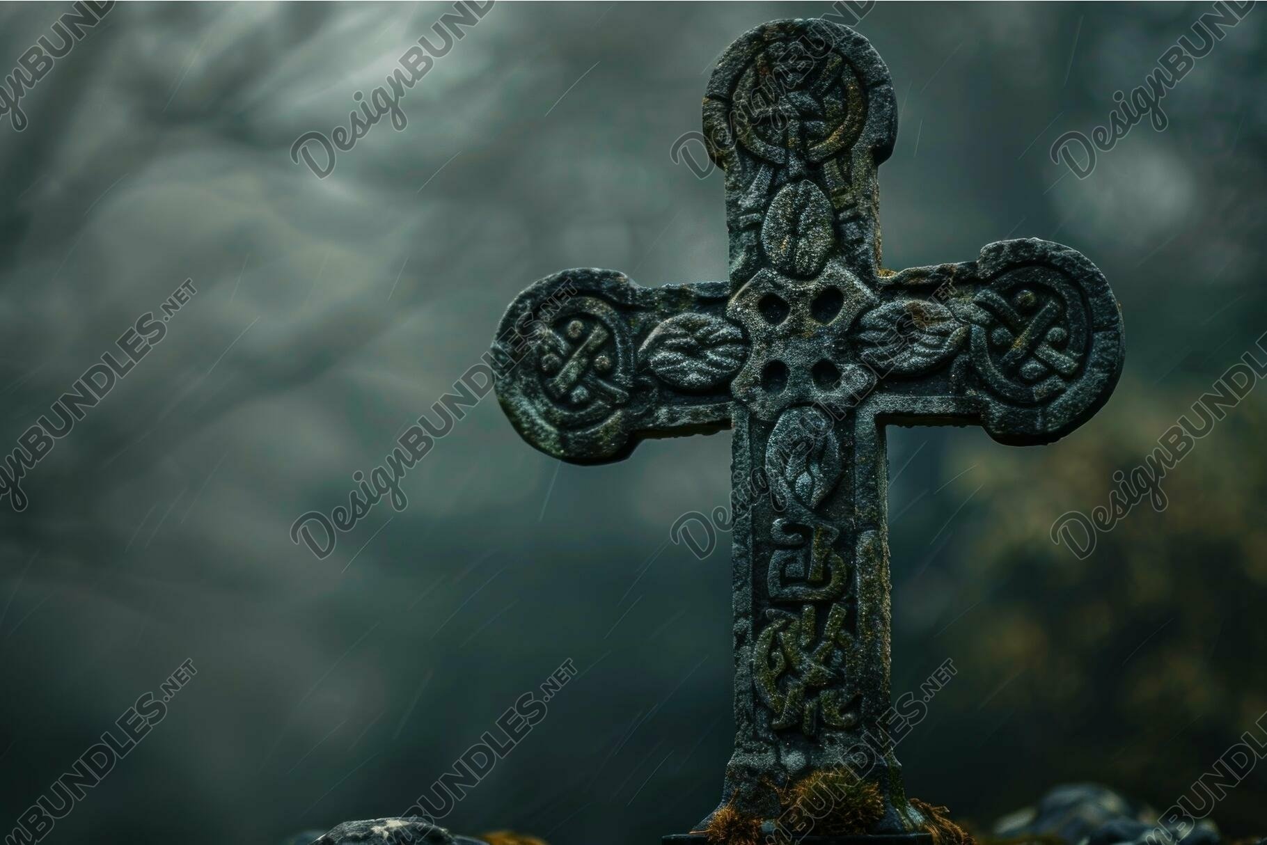 Irish Celtic Cross Wallpaper