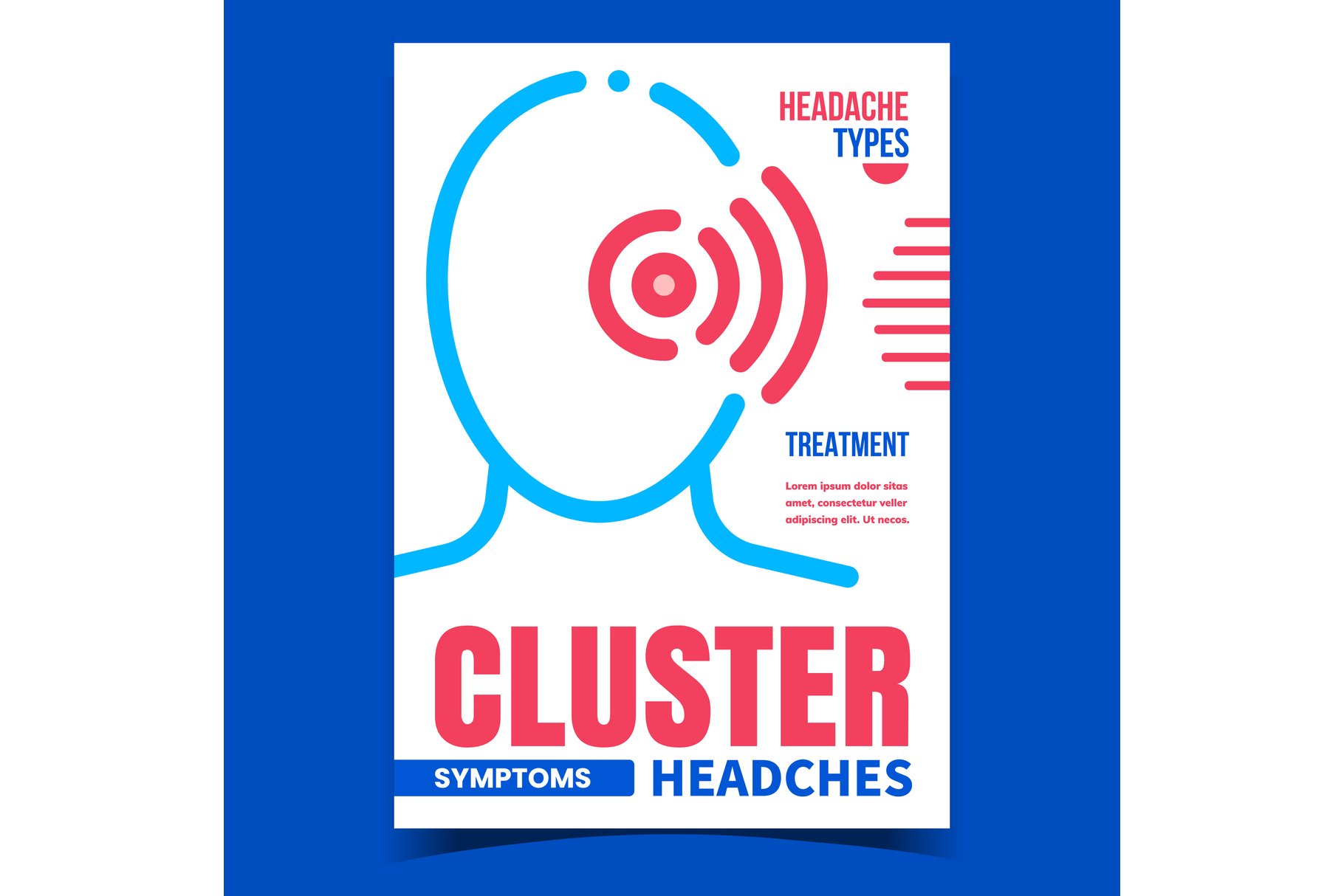 Cluster Headaches Creative Promo Banner Vector (1137585) | Icons ...