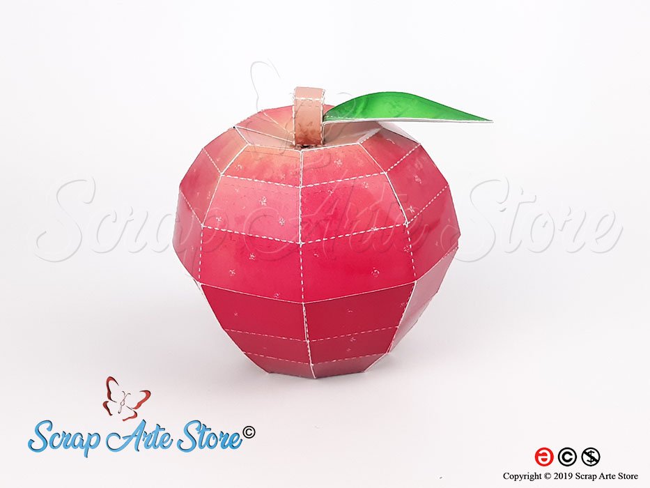 Apple box (346759) | Paper Cutting | Design Bundles