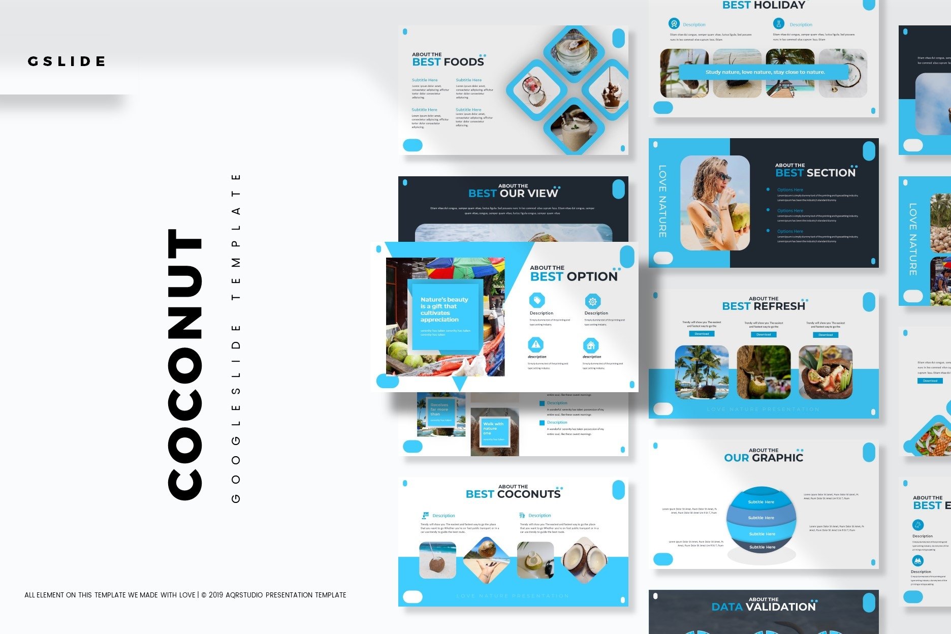 Coconut - Google Slides Template (339149) | Presentation Templates ...