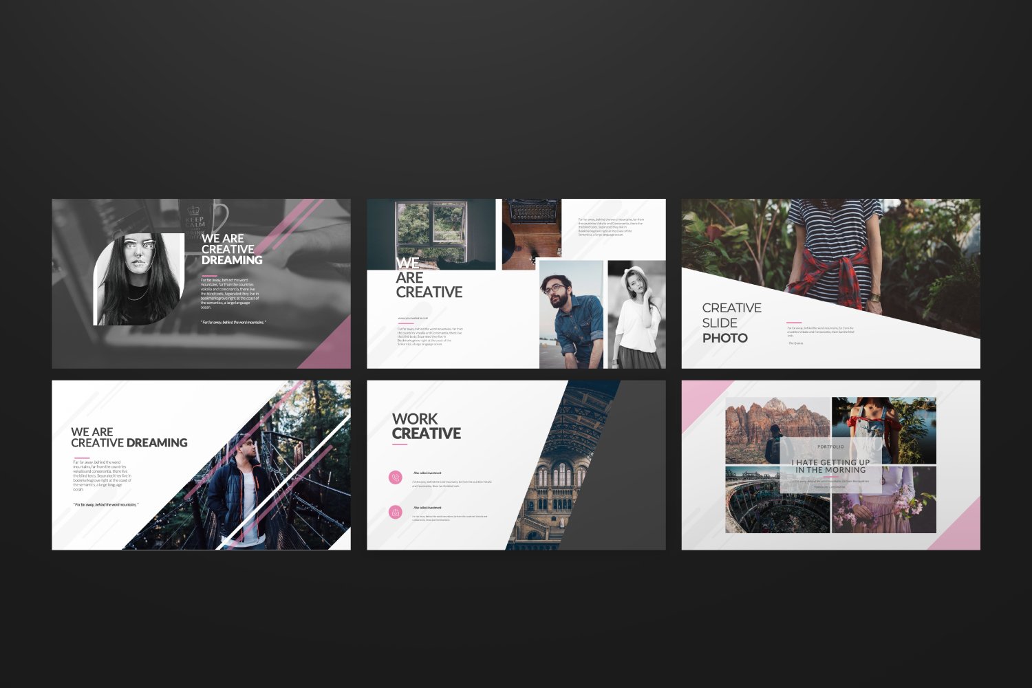 Around Business Google Slide (578990) | Google Slides | Design Bundles