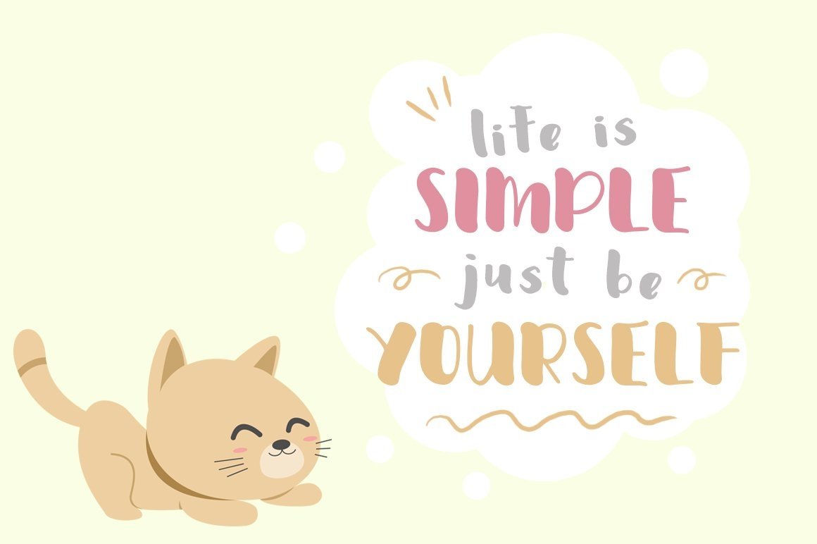 Web Font Sweety Cat