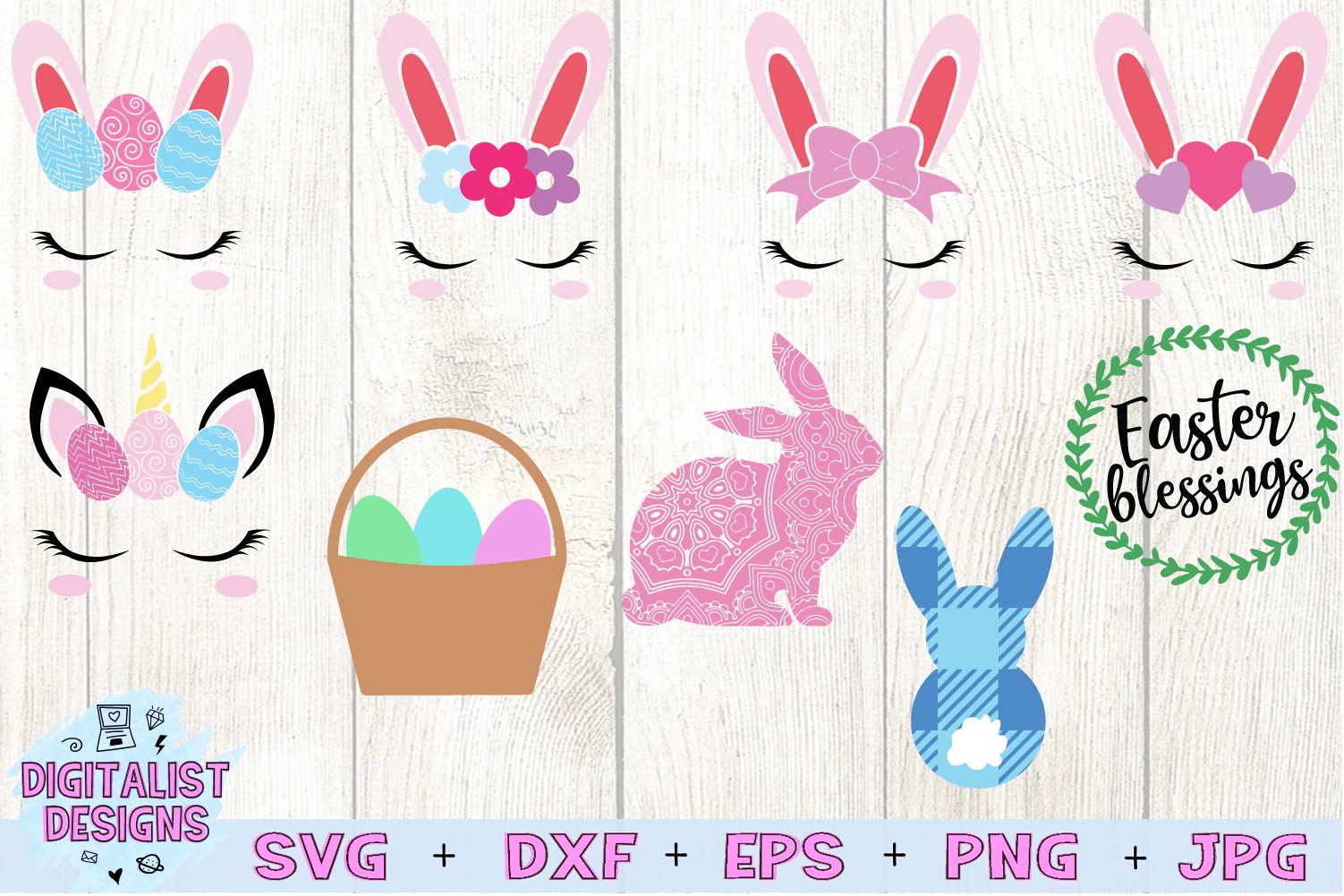 Easter Bundle SVG | Easter SVG | Easter Bunny (239205) | Cut Files ...