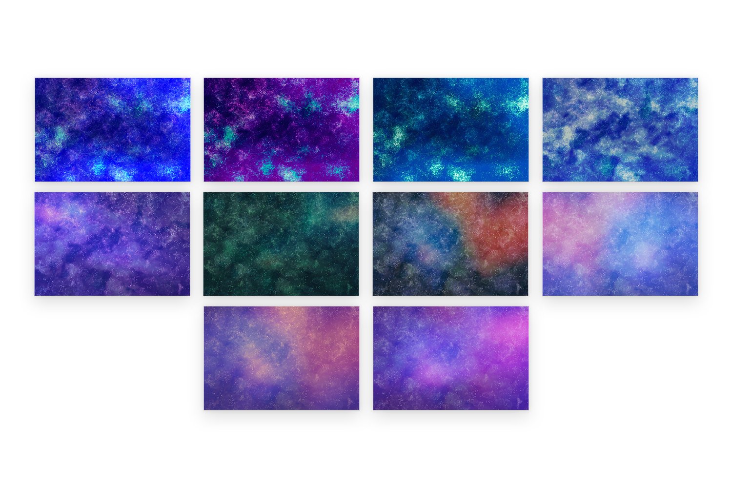 Starfield Backgrounds (367174) | Backgrounds | Design Bundles