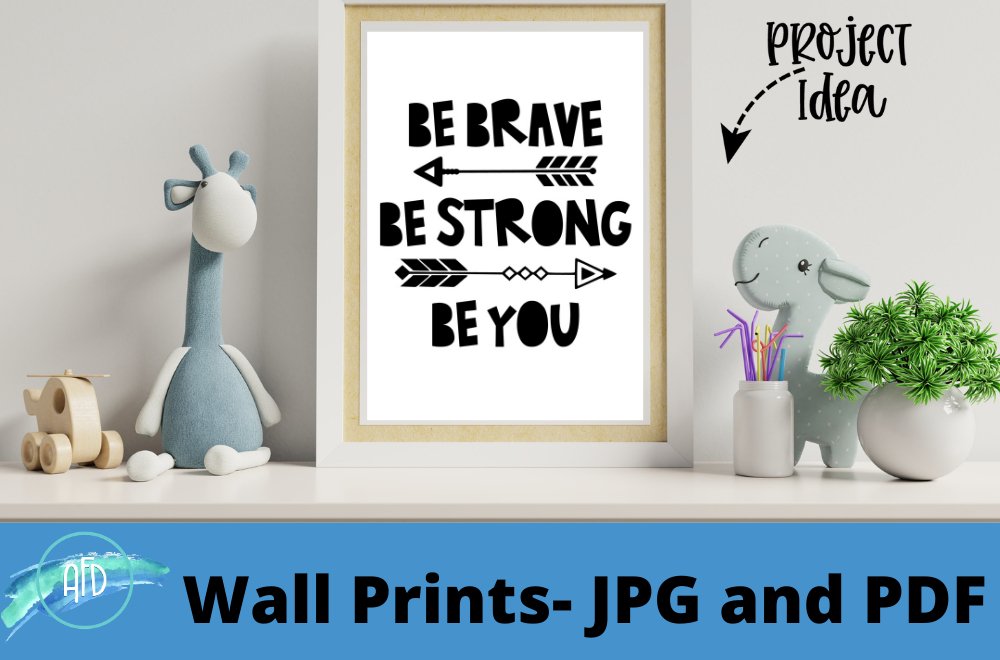 Be Brave Be Strong Be You tribal wall art print, bedroom (77707 ...
