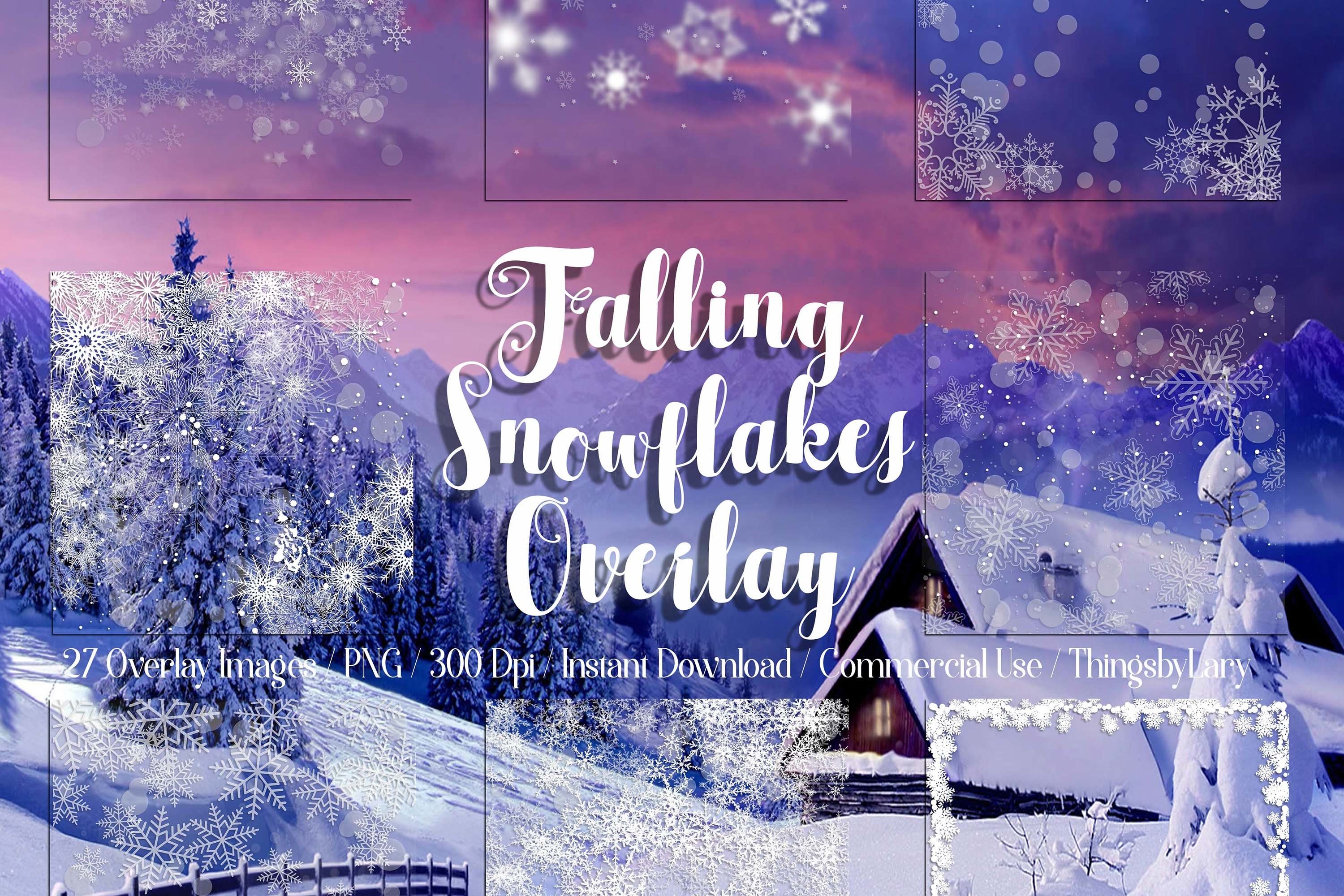 Falling Snowflakes Png