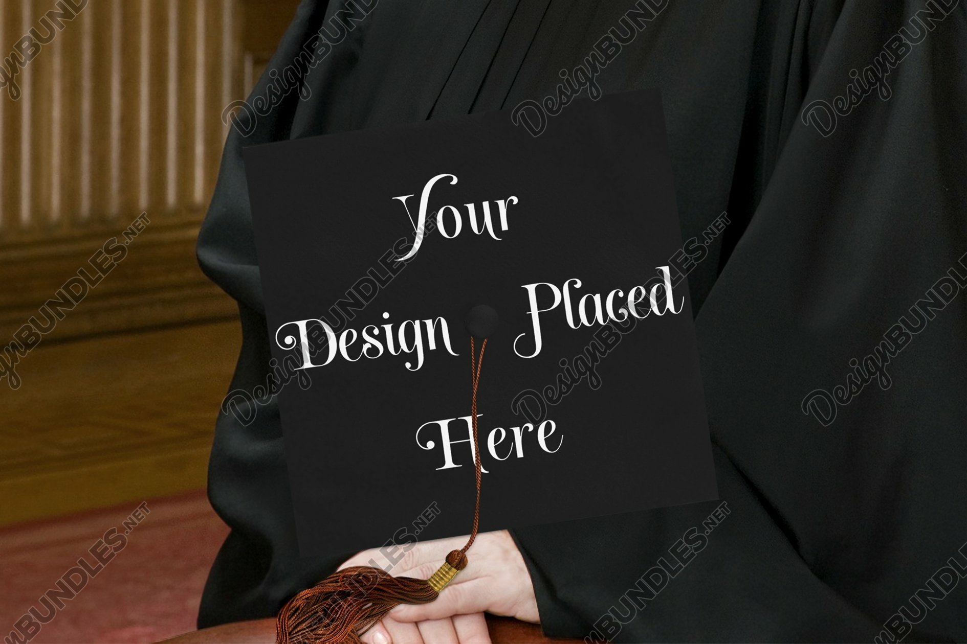 Graduation Cap Mockup, A Cap & Gown Mockup with Smart Object (247803 ...