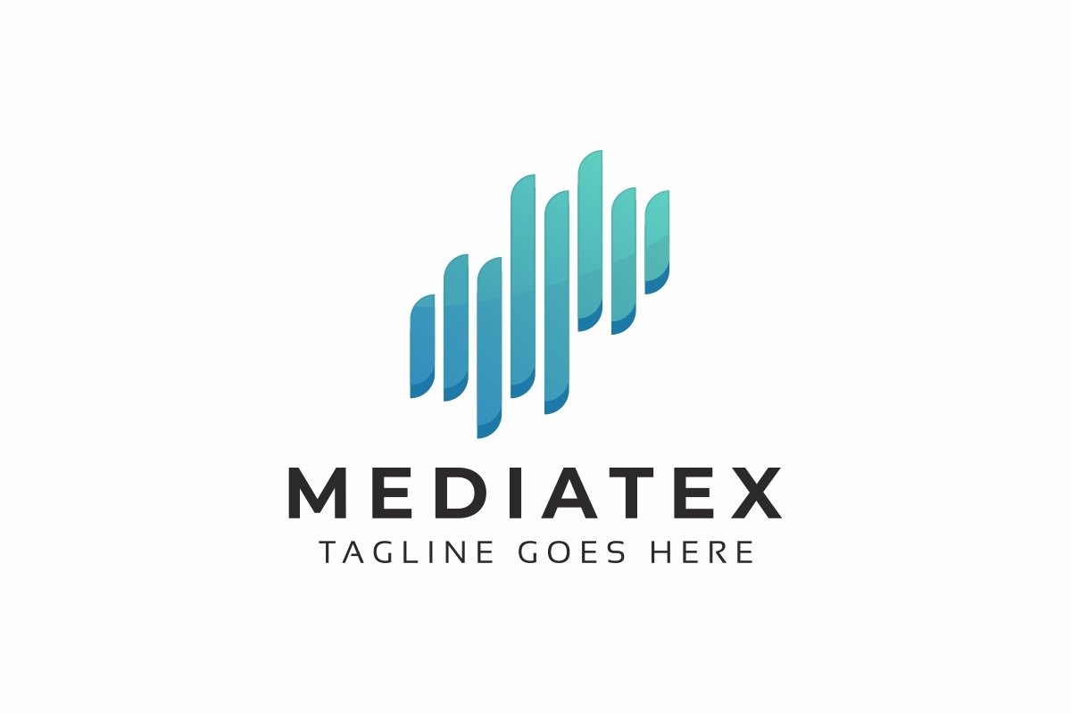 Media Wave - Mediatex Logo (187771) | Logos | Design Bundles