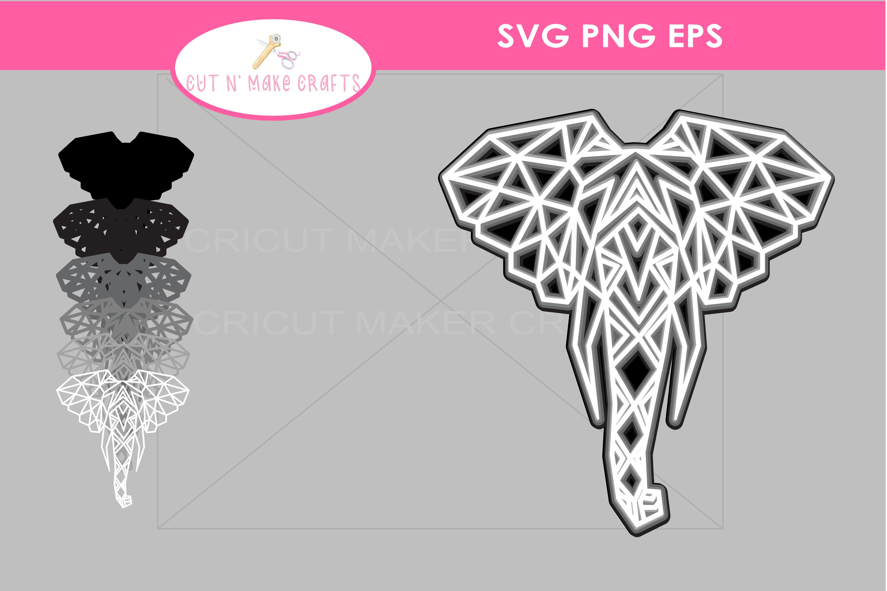 16 Animals 3D Multilayered Animals SVG Cut File Bundle (1060274 ...