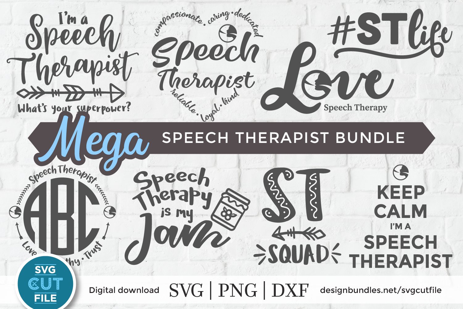 Paper, Party & Kids Speech Therapist Svg DXF Cricut Speech Therapy Svg ...