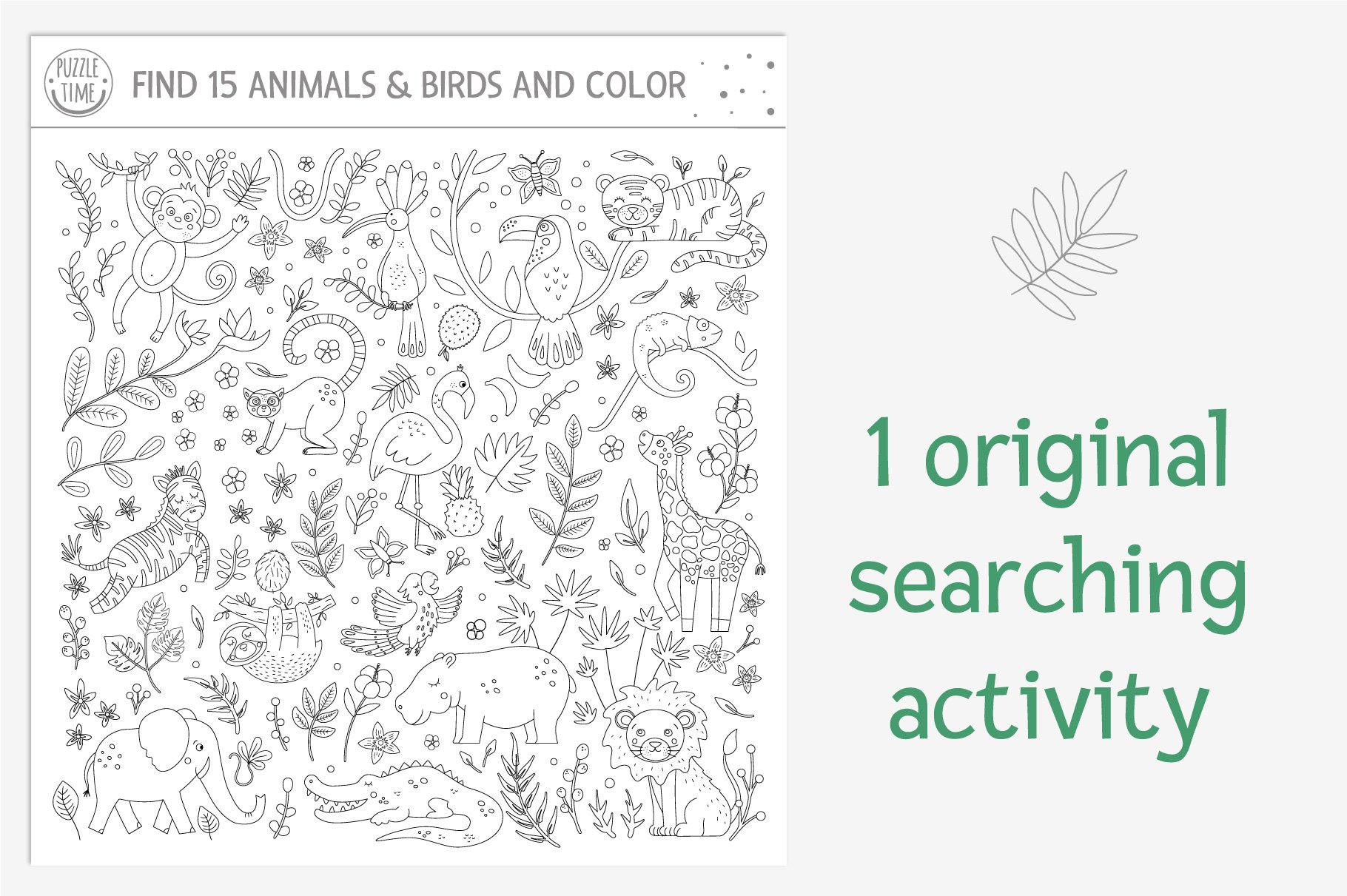 Tropical Coloring Games (551751) | Educational | Design Bundles