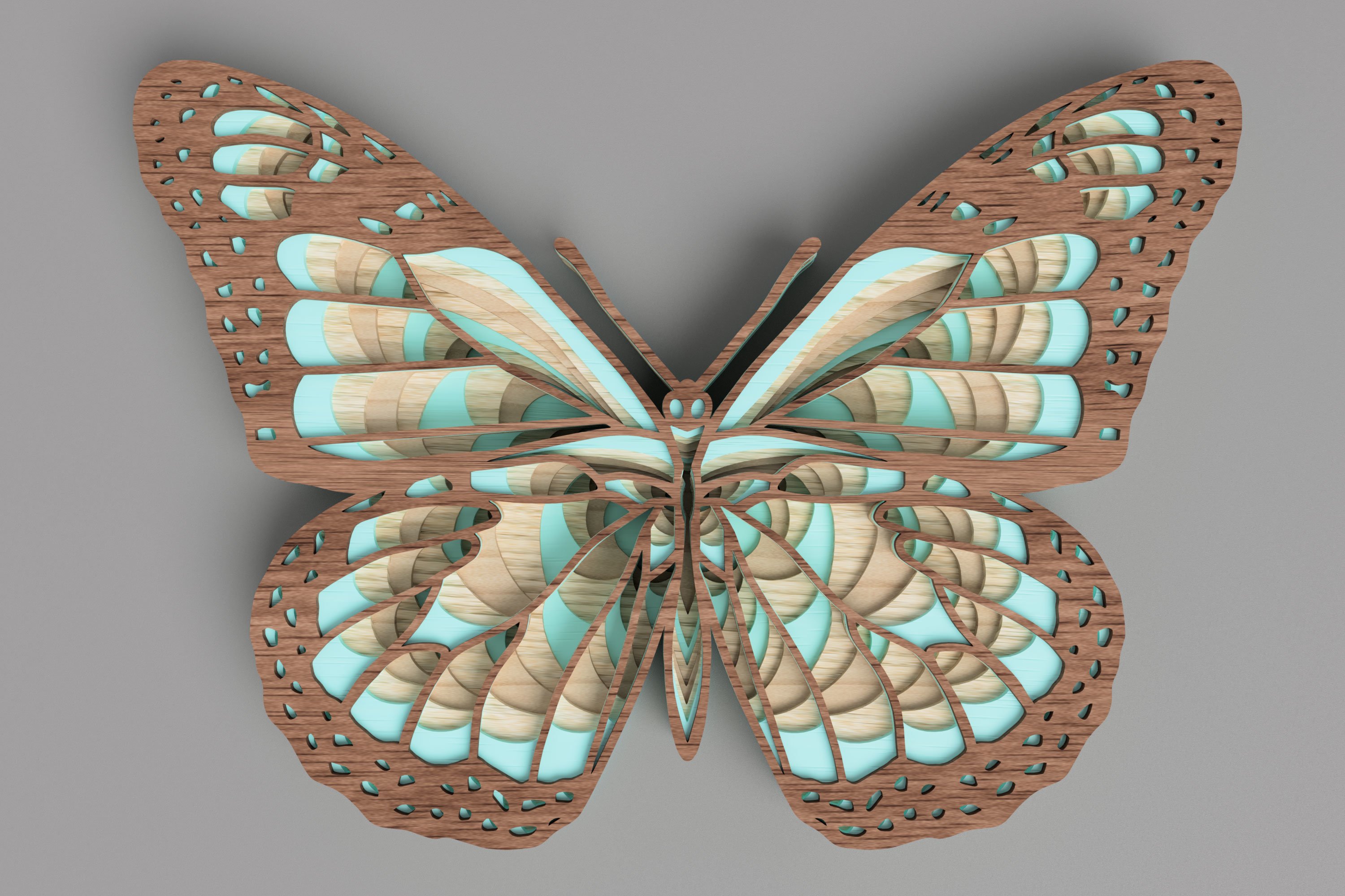 Butterfly Laser Cut File (1144097) | Cut Files | Design Bundles