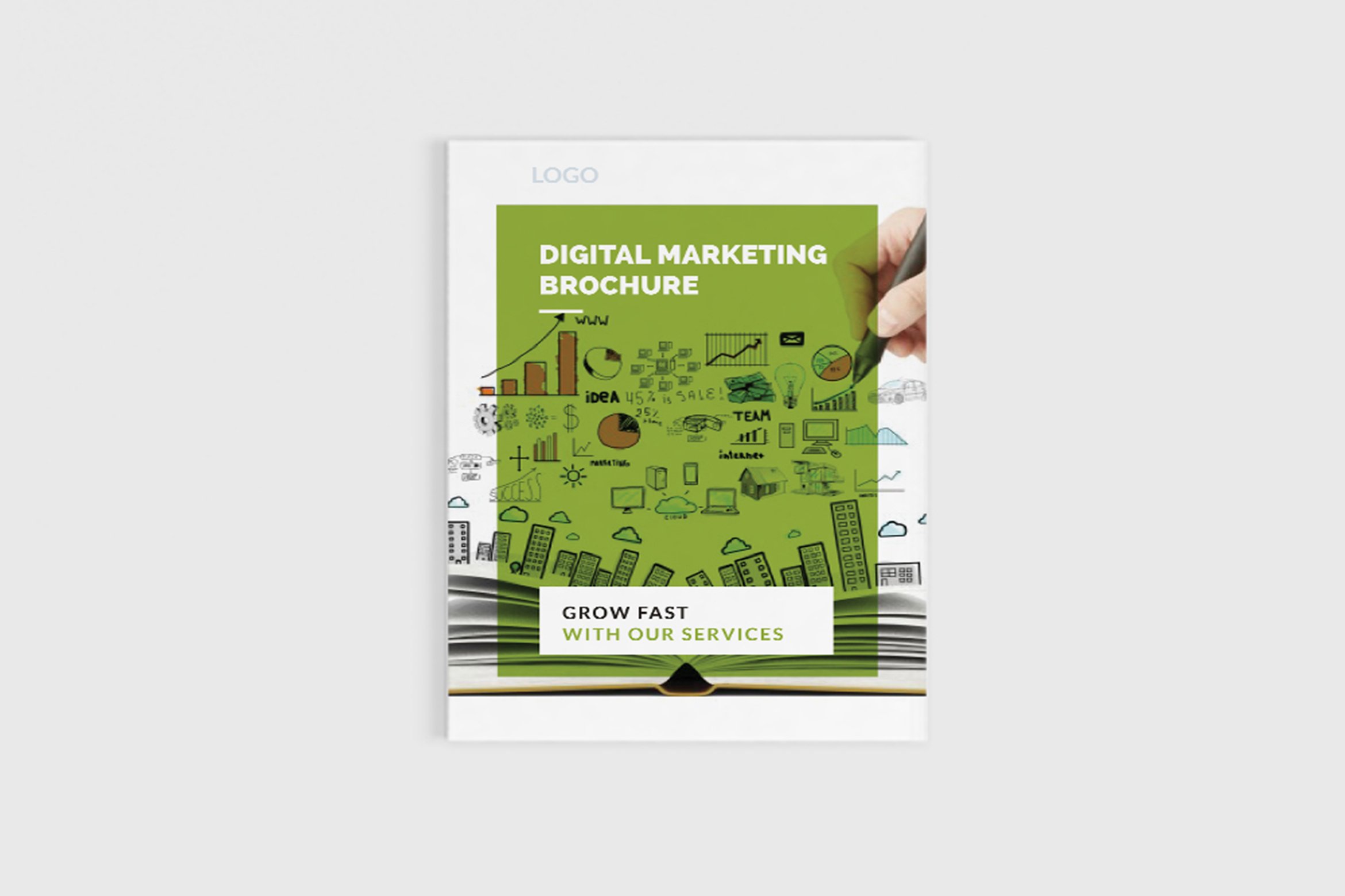 DigiKit - A4 Digital Marketing Brochure Template (368105) | Brochures ...