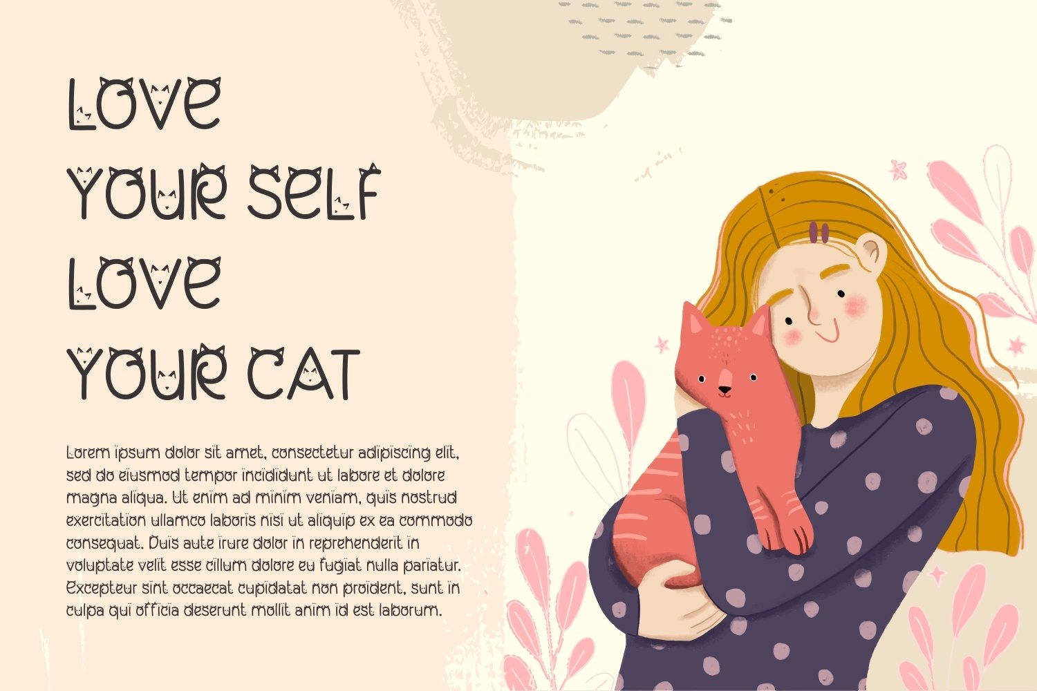 My Lovely Kitten - Cat Display Font